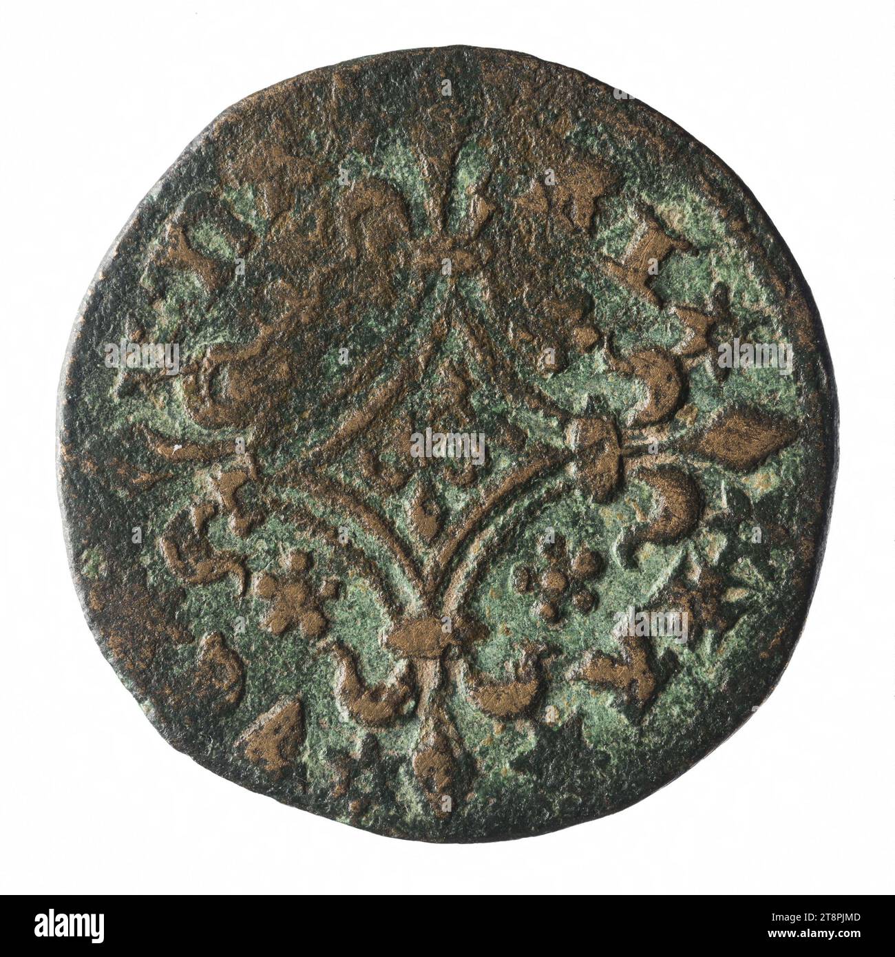 Counting token with crown and cross, 13th-15th century, Numismatic ...