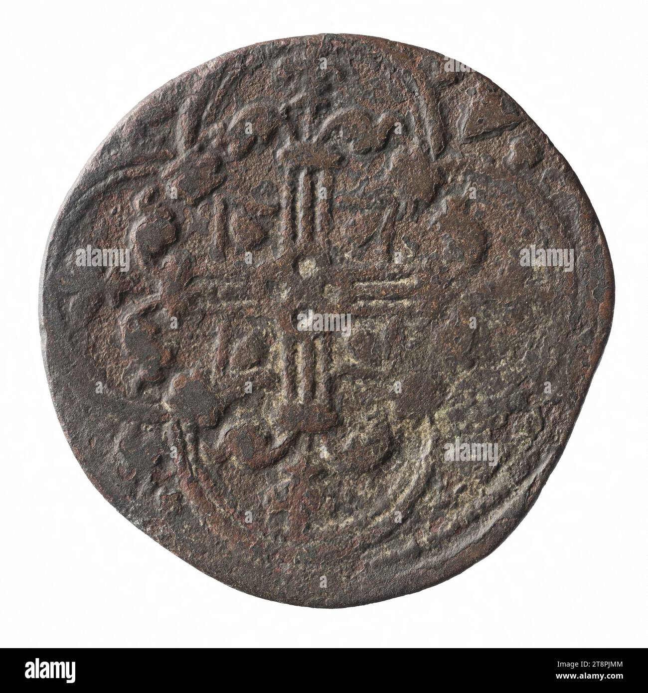 Counting token with crown and cross, 13th-15th century, Numismatic ...