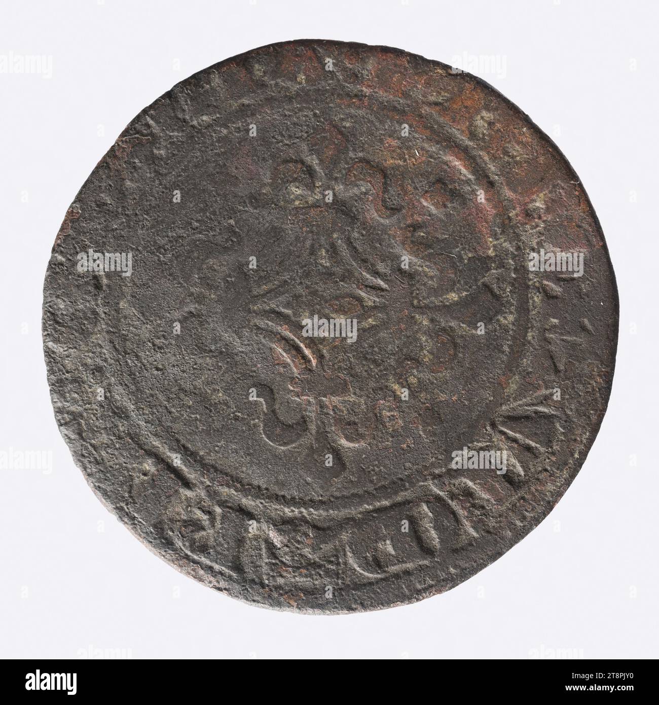 Counting token with shield and cross, XIIIth-XVth century, Numismatic ...
