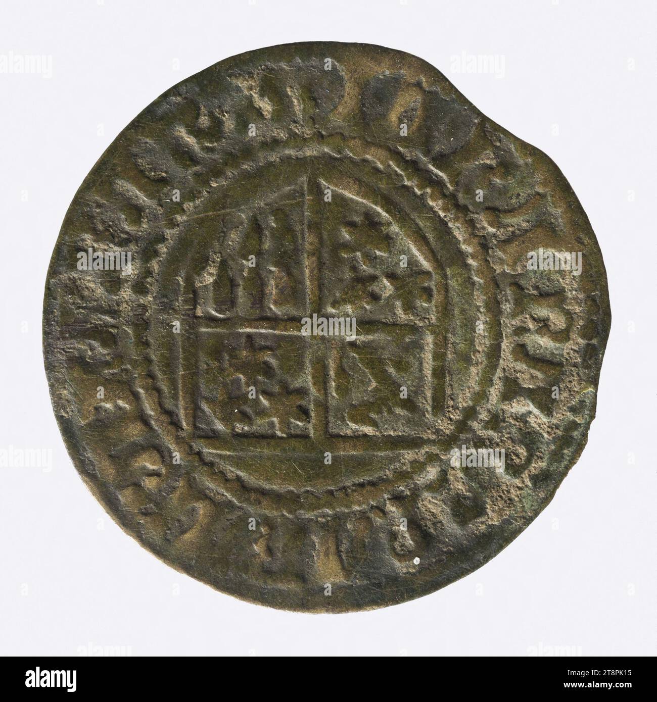 Armorial Bearer, 13th-15th century, Numismatic, Coin, Bronze ...