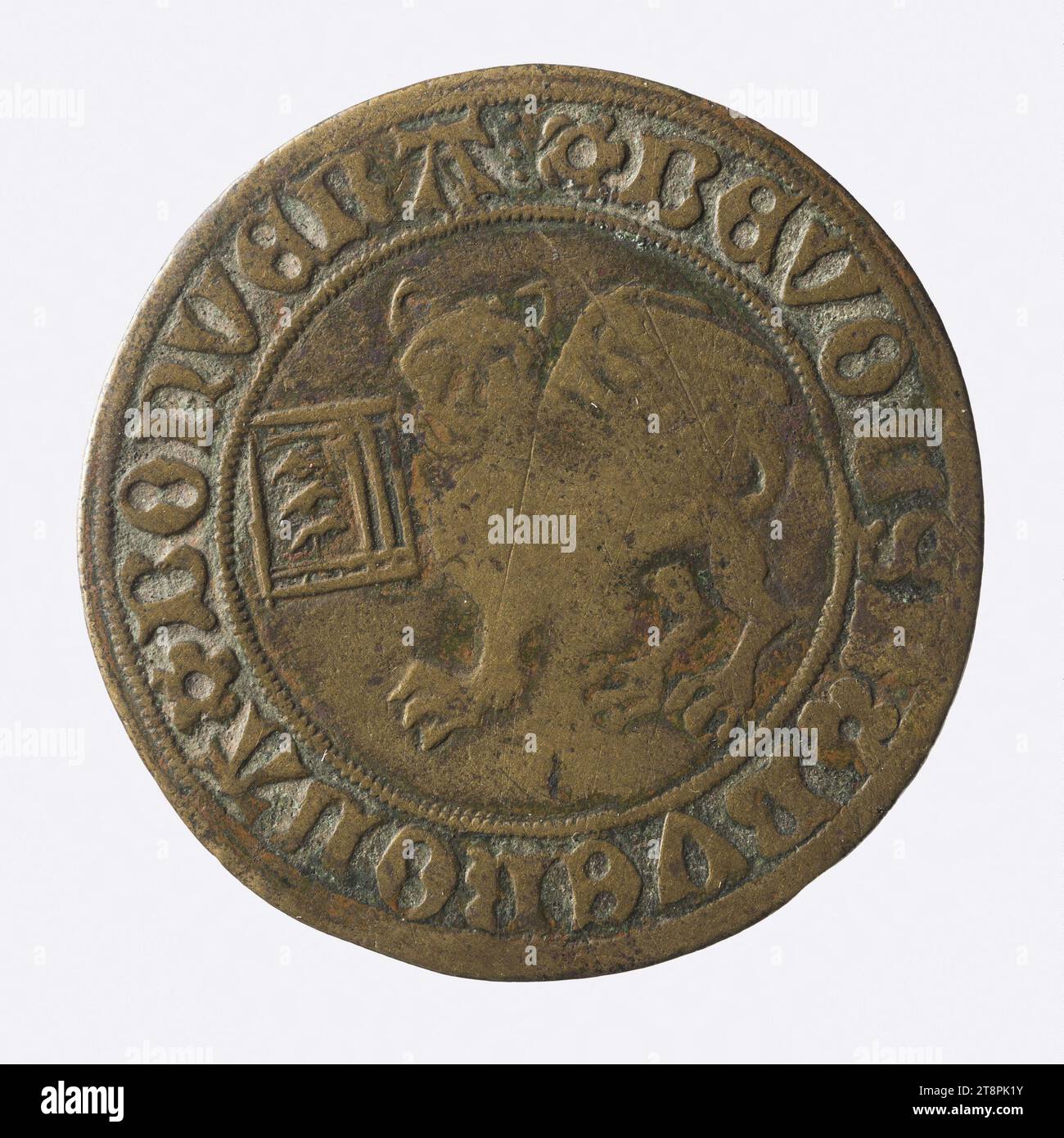 Token with the lion of St. Mark, 13th-15th century, Numismatic, Token ...