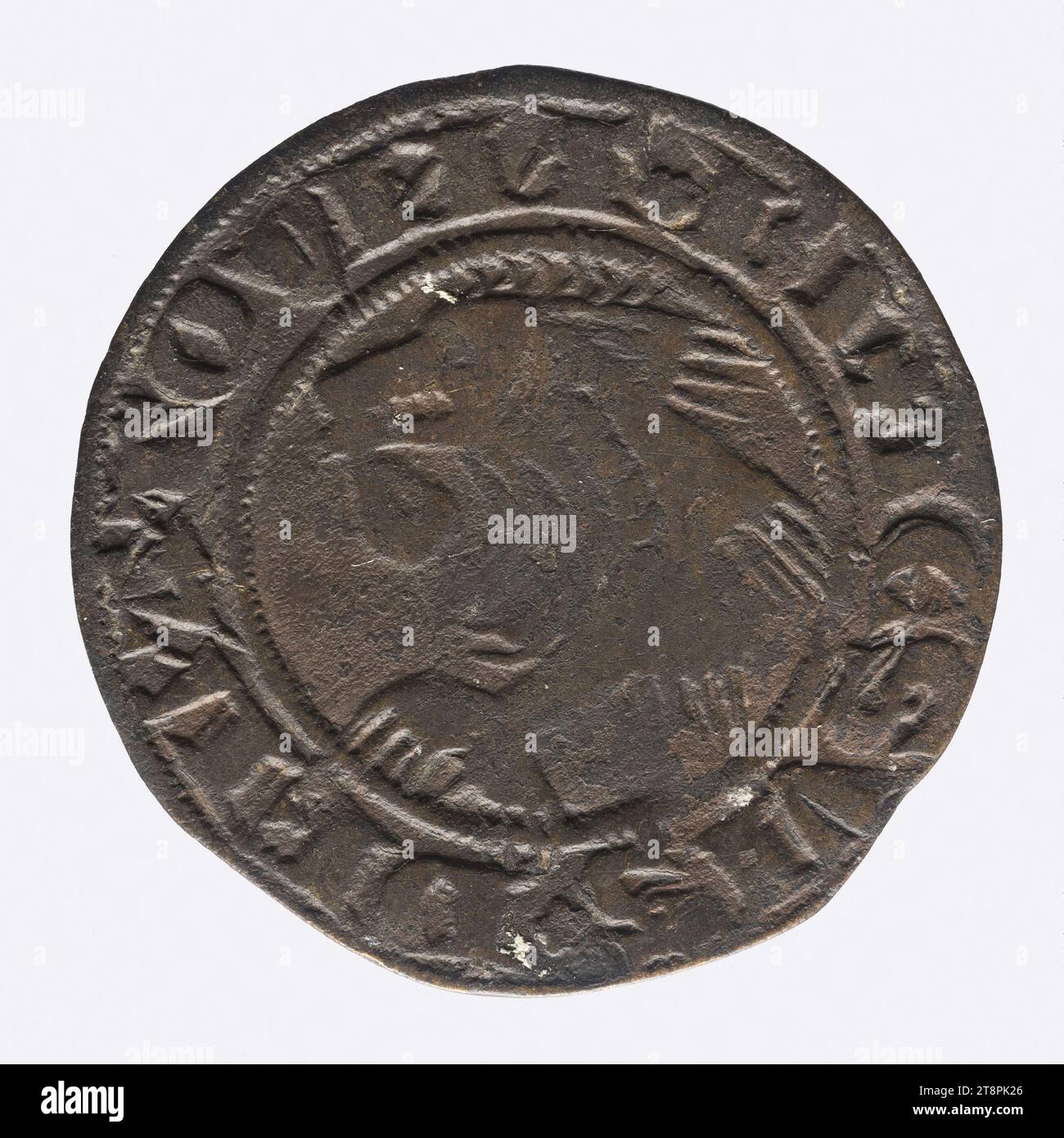 Counting token with dolphin, 13th-15th century, Numismatic, Coin ...