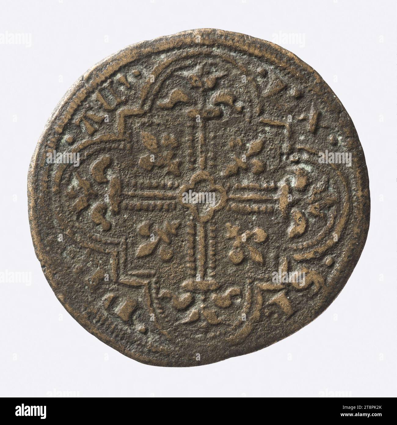 Token with standing king, 13th-15th century, Numismatic, Token ...