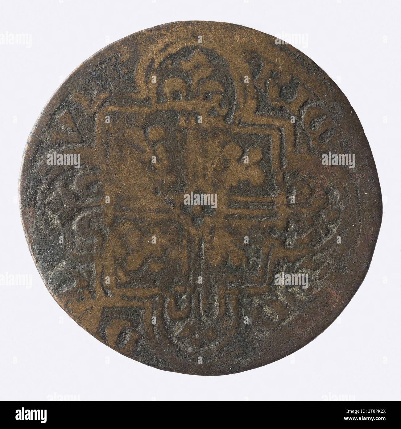 Token with a standing king, 13th-15th century, Numismatic, Token ...