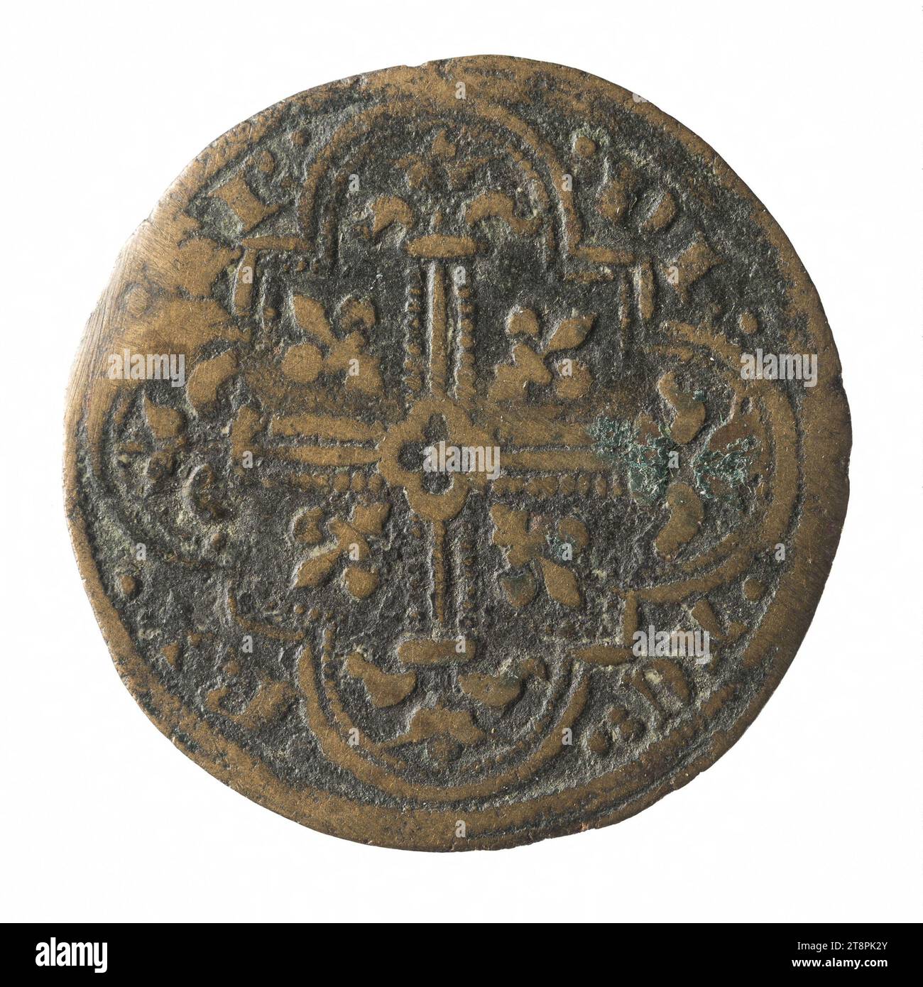 Token with standing king, 13th-15th century, Numismatic, Token ...