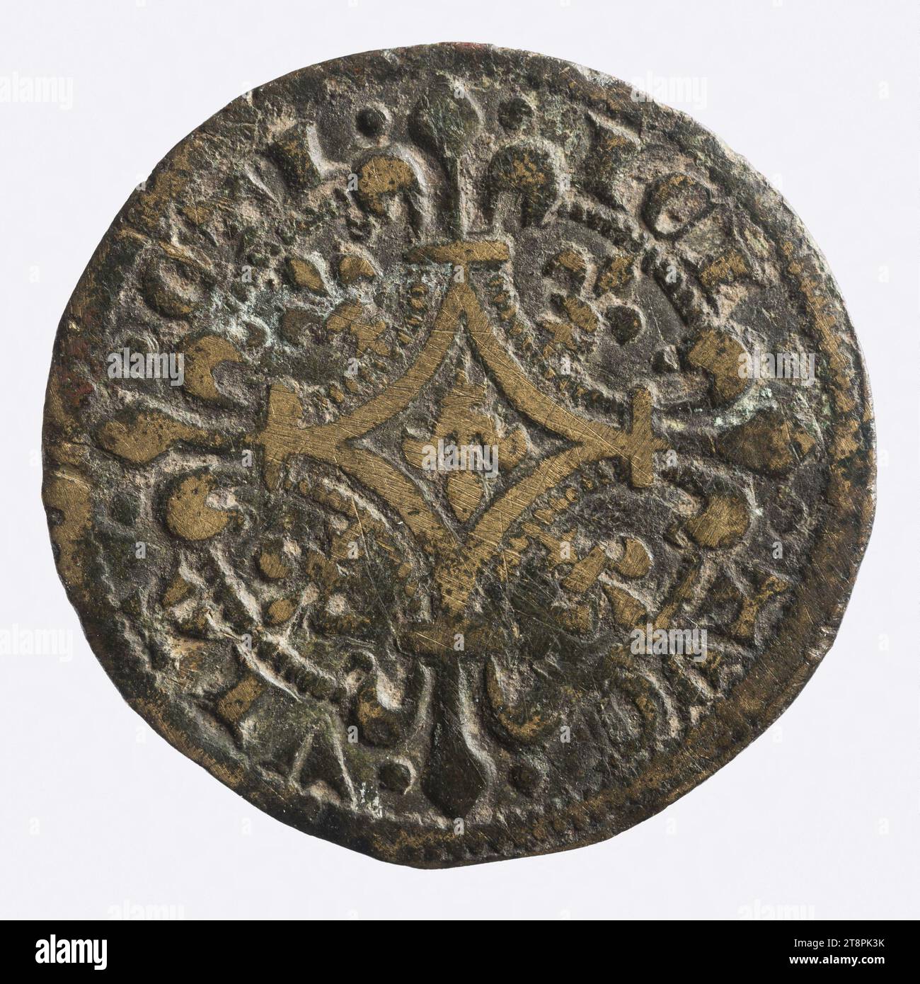 Token with a standing king, 13th-15th century, Numismatic, Token ...