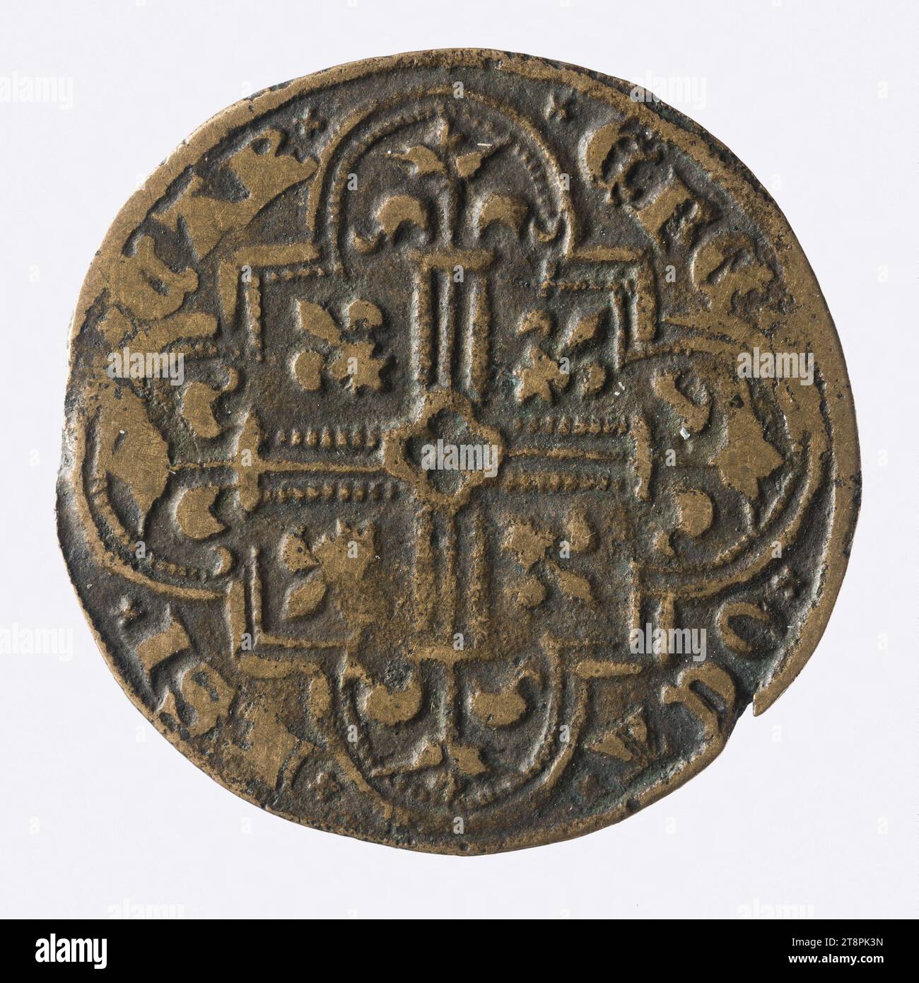 Token with a standing king, 13th-15th century, Numismatic, Token ...