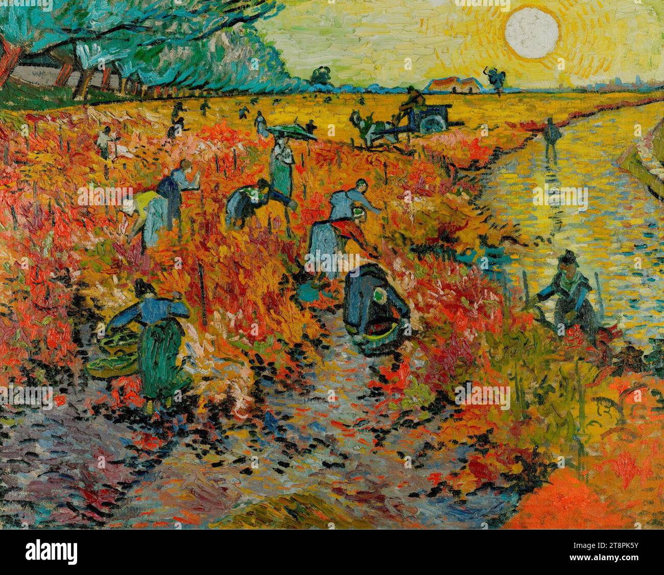 Red vineyard van gogh hi-res stock photography and images - Alamy