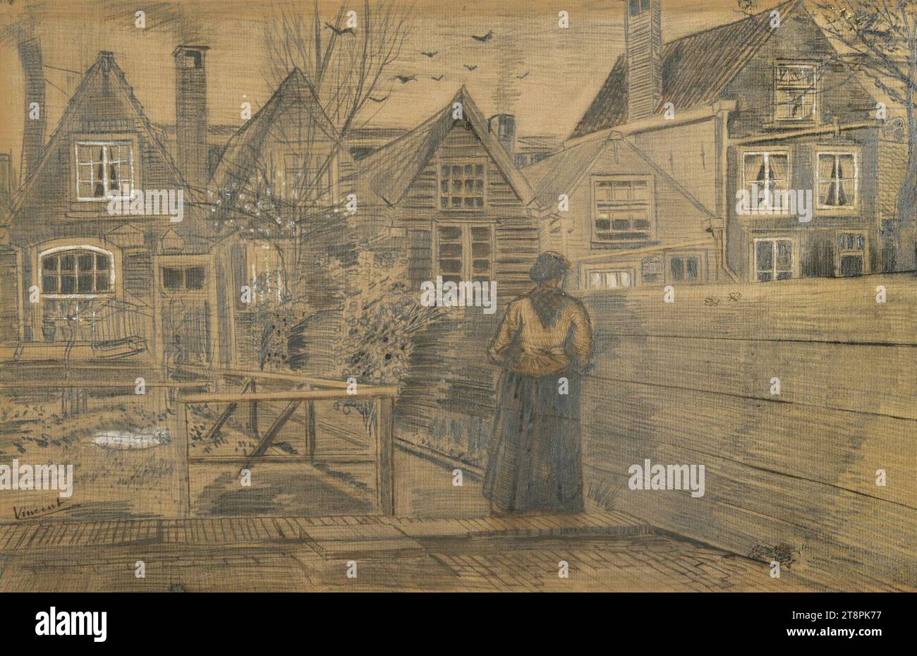 Vincent van Gogh - Sien's Mother's House (1882 Stock Photo - Alamy