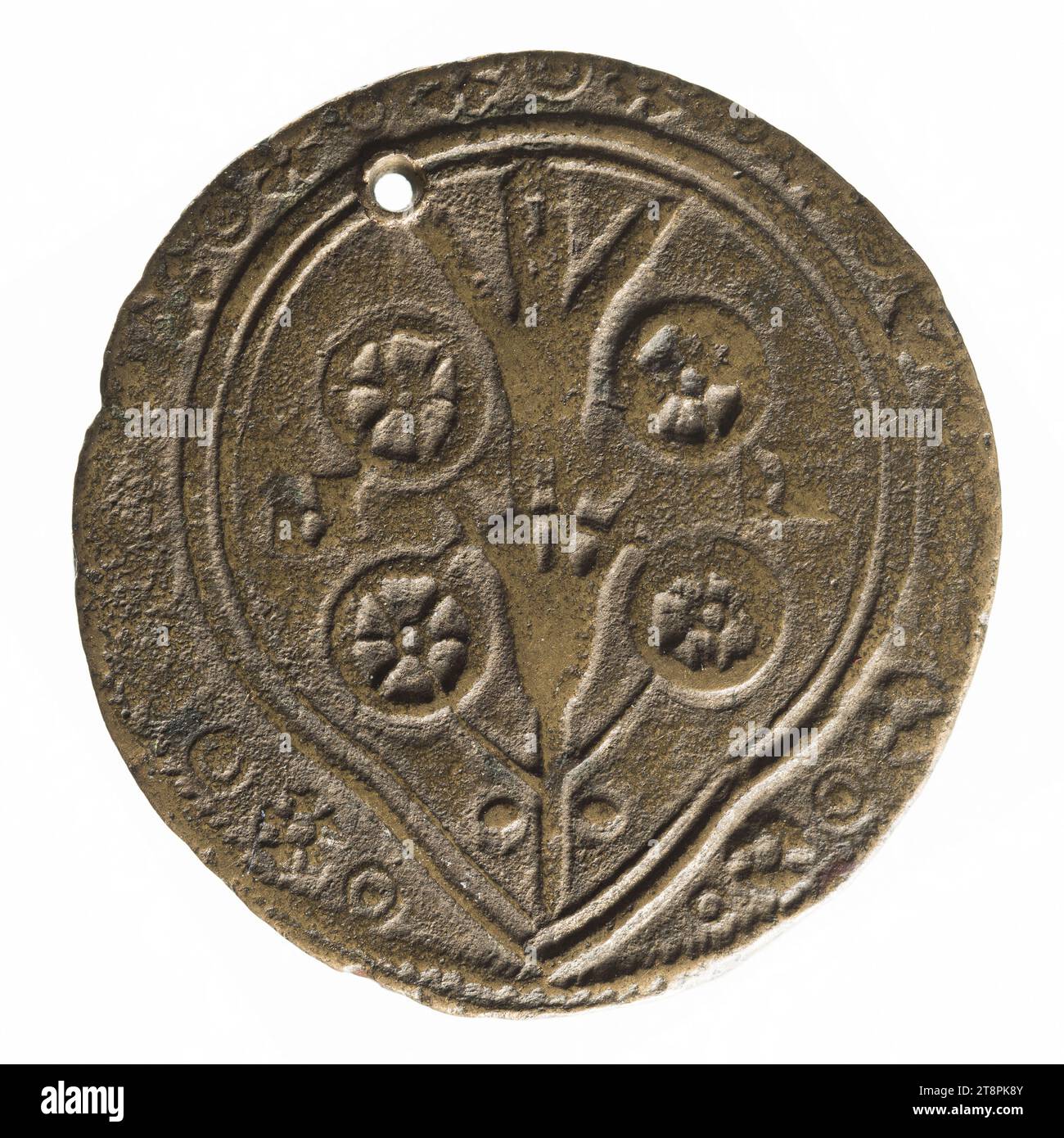 Counting token for Lombardy: Francesco Carrara, Lord of Padua, 14th ...