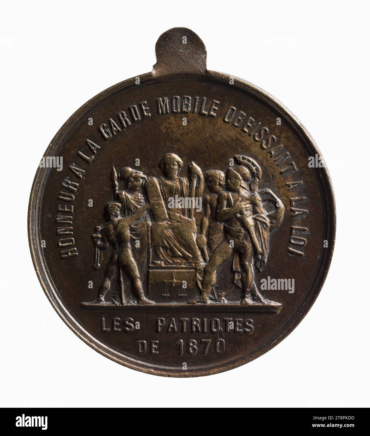 Jules Favre/Hommage a la garde mobile, 1870, 19th century, Numismatic ...