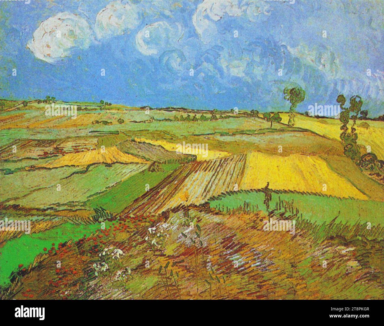 Vincent van Gogh - Wheat Fields after the Rain (1890 Stock Photo - Alamy