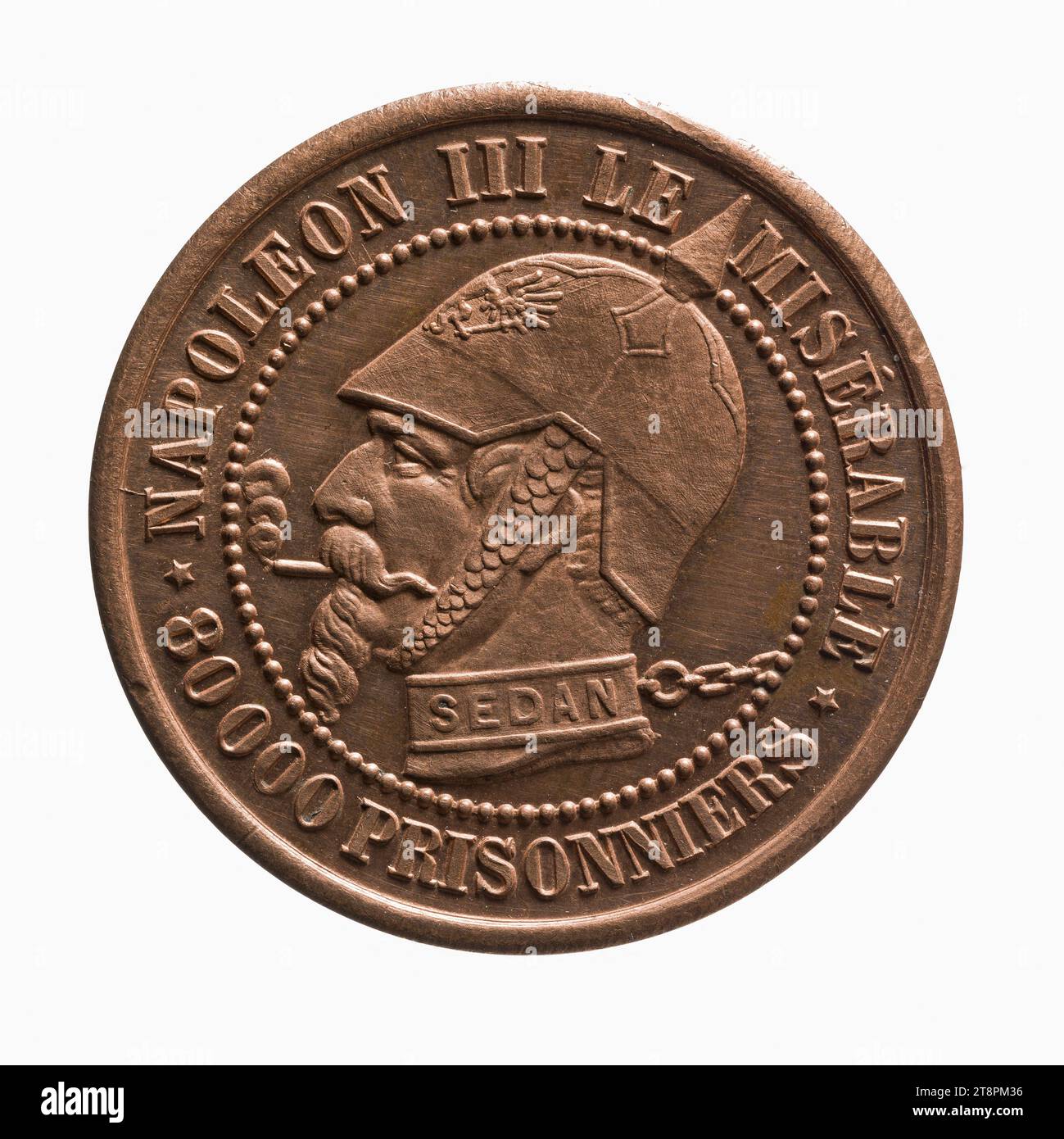 Satirical medal representing Napoleon III, n.d., About 1870, 19th ...