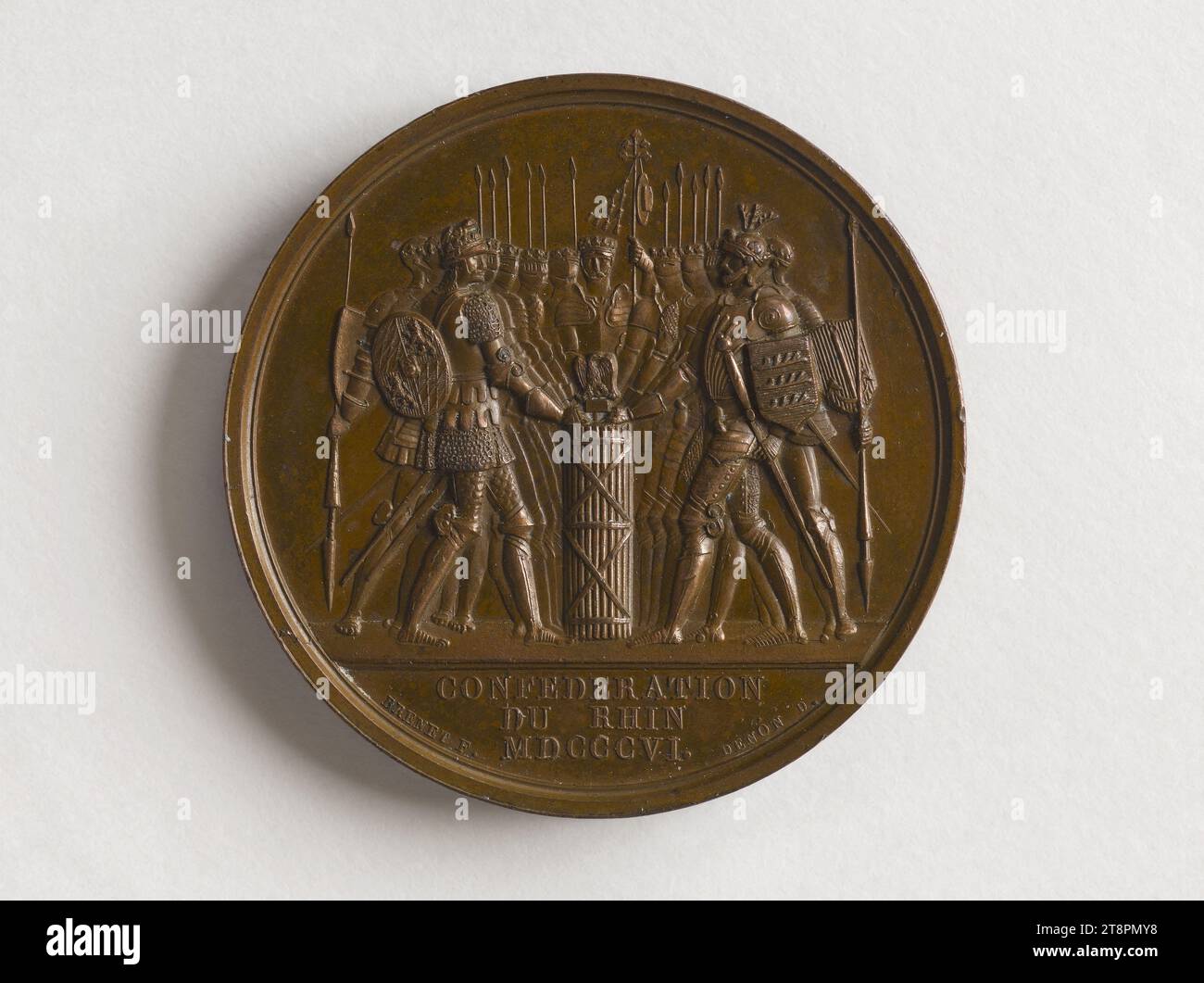 Confederation of the Rhine, 1806, Andrieu, Bertrand or Jean-Bertrand ...