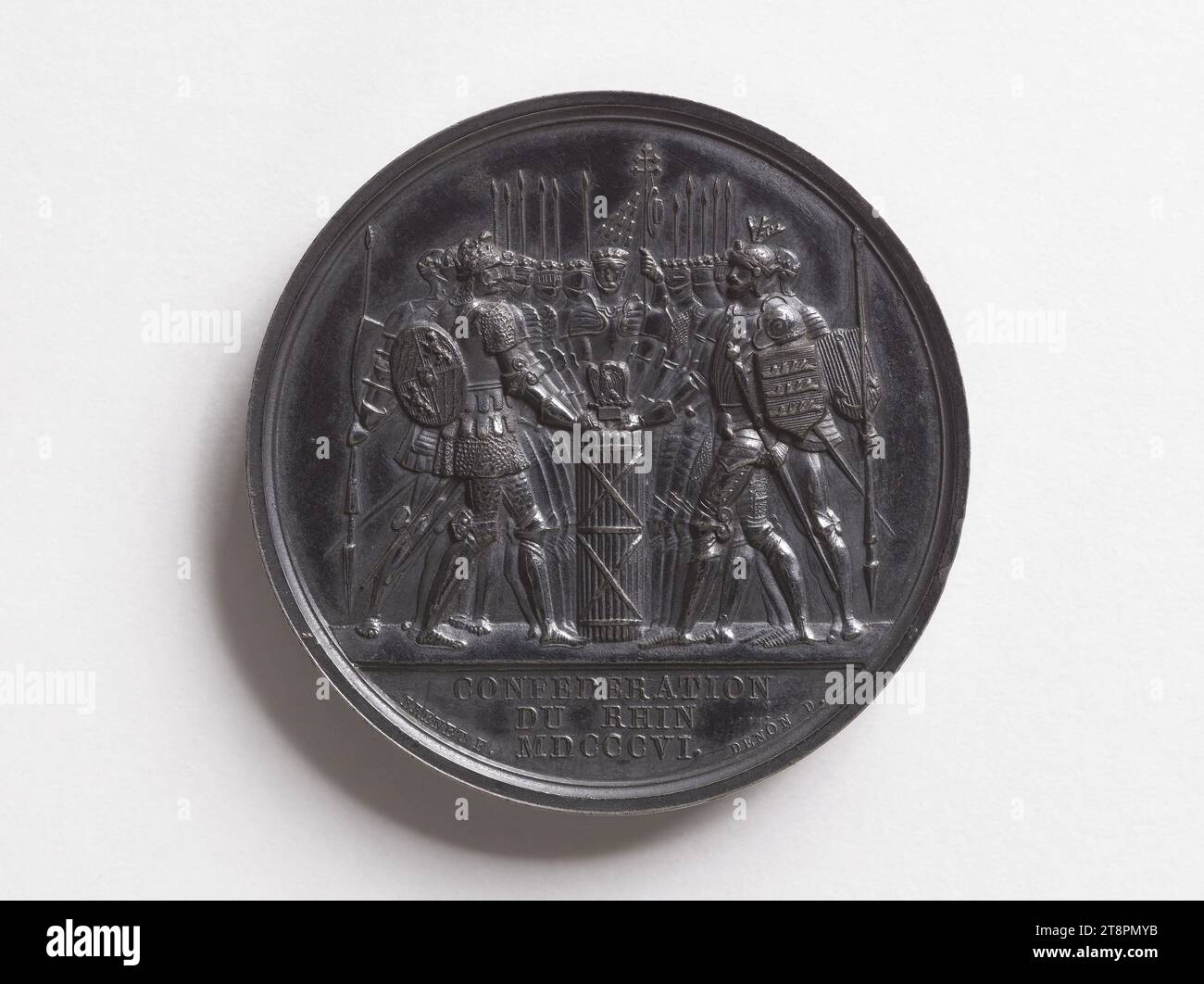 Confederation of the Rhine, 1806, Andrieu, Bertrand or Jean-Bertrand ...