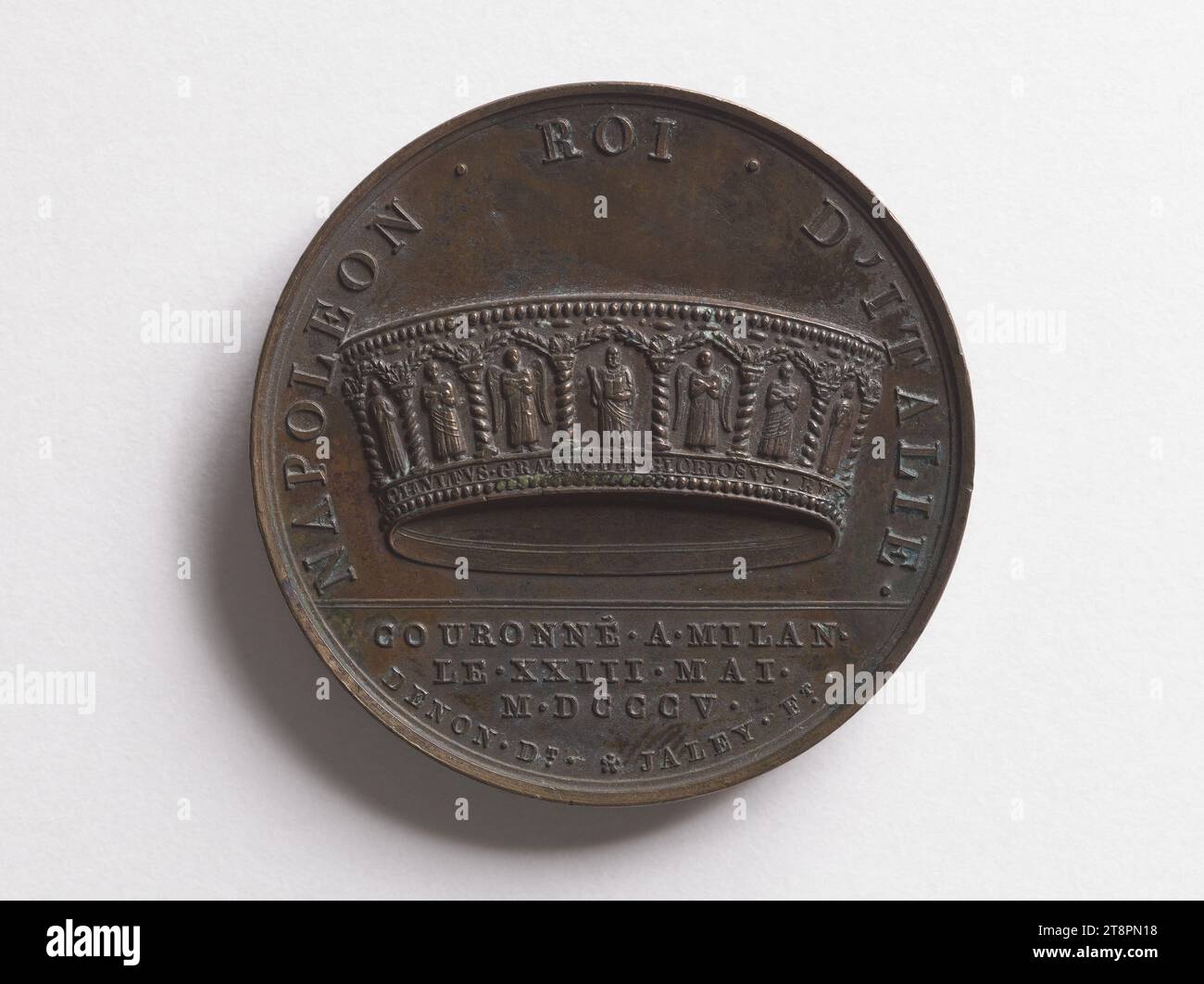Coronation of Napoleon in Milan, May 26, 1805, Andrieu, Bertrand or ...