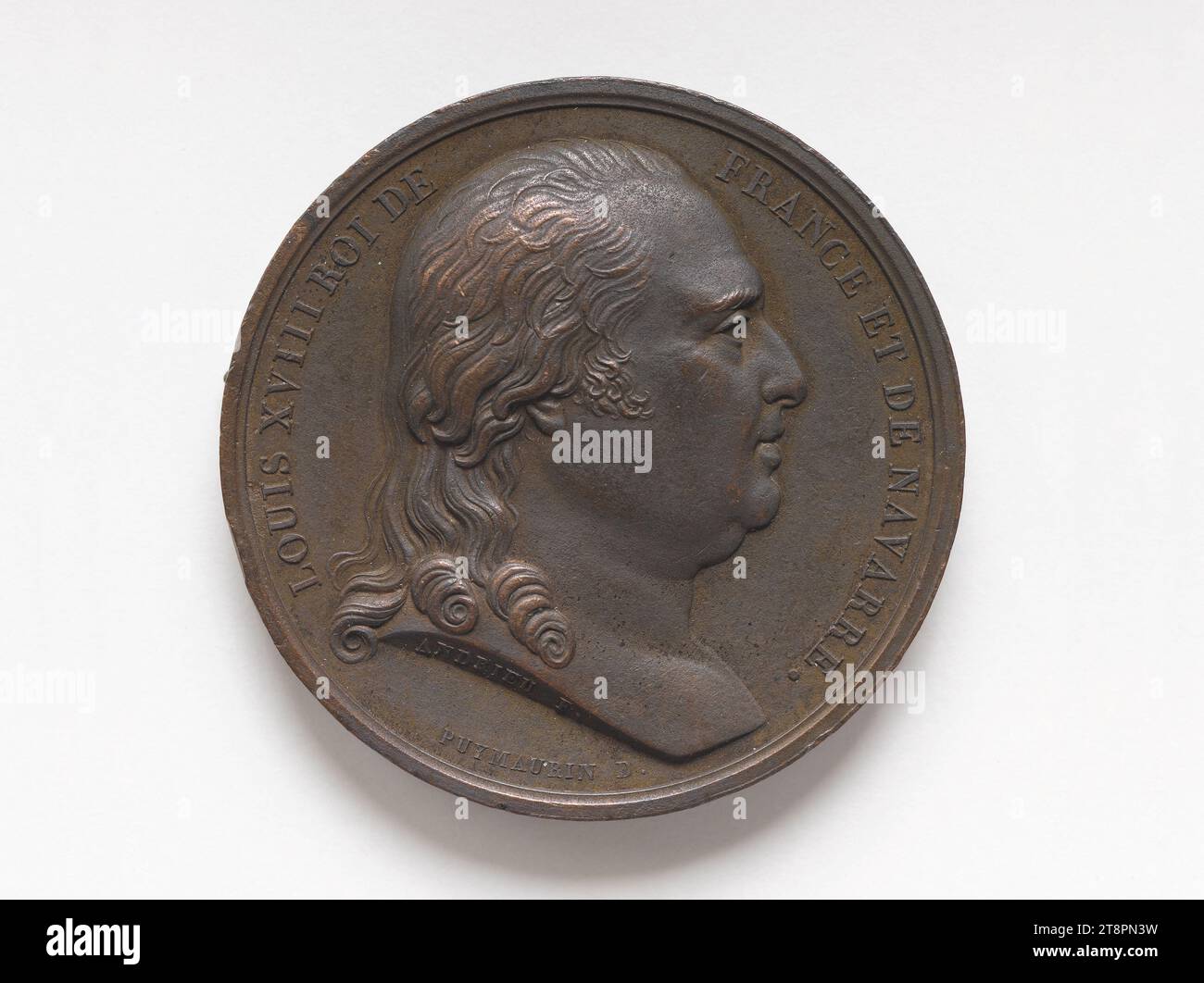 Landing of Louis XVIII at Calais, April 24, 1814, Andrieu, Bertrand or ...