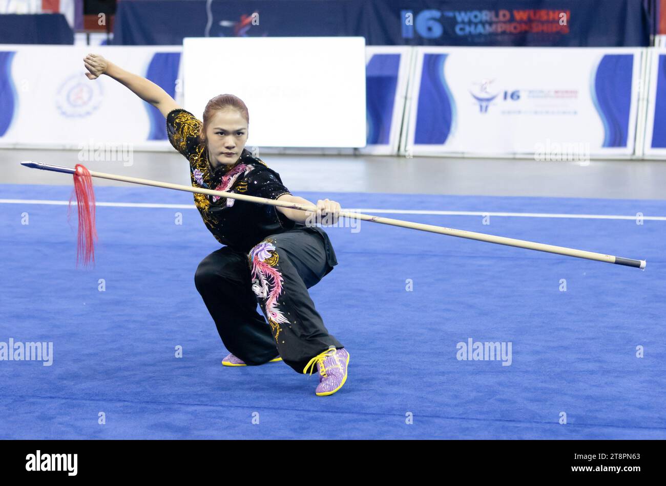 Fort Worth, USA. 20th Nov, 2023. Peng Yu Hsi of Chinese Taipei competes ...