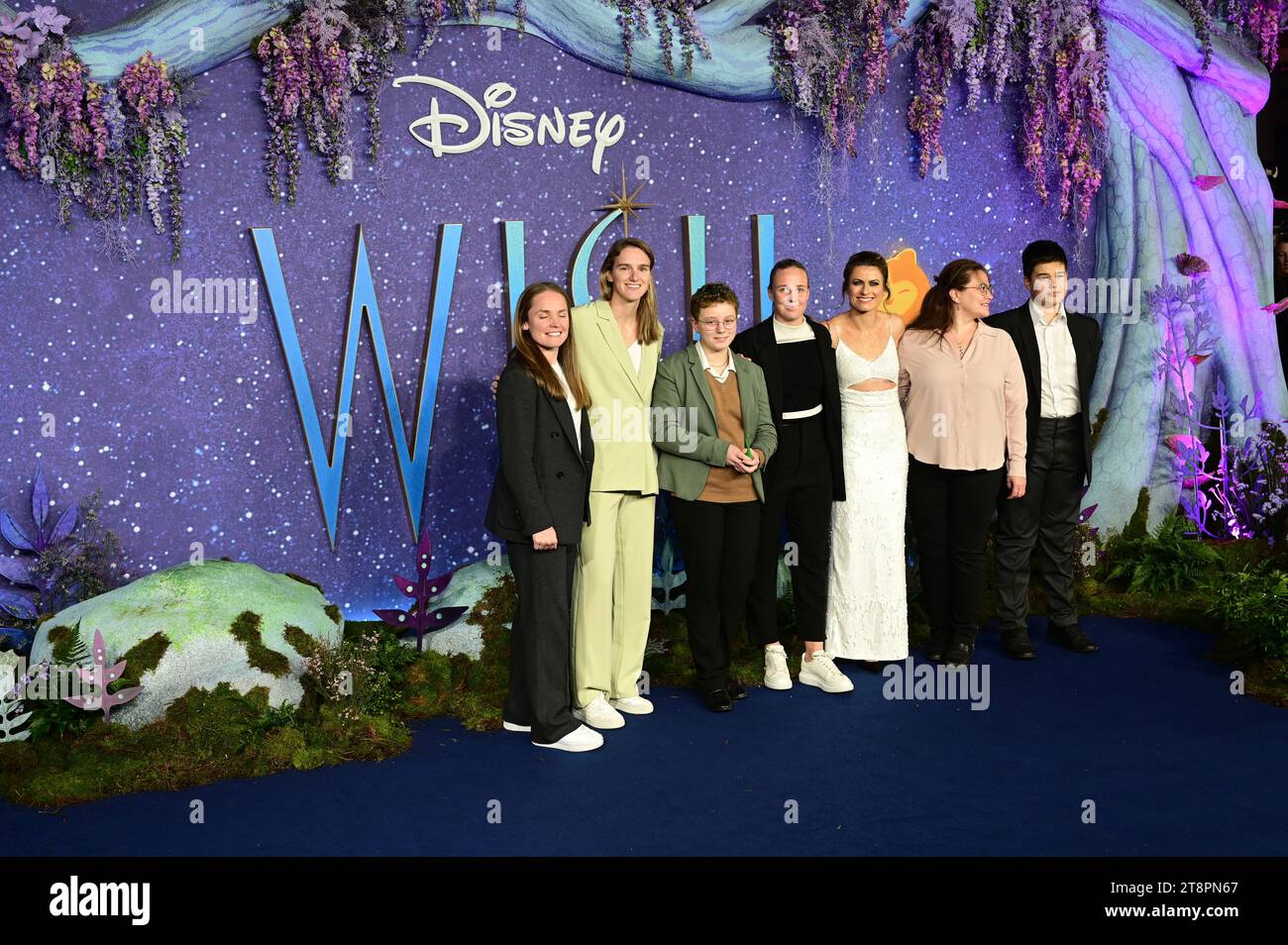 London, UK. 20th Nov, 2023. Karen Carney in white dress with guests ...