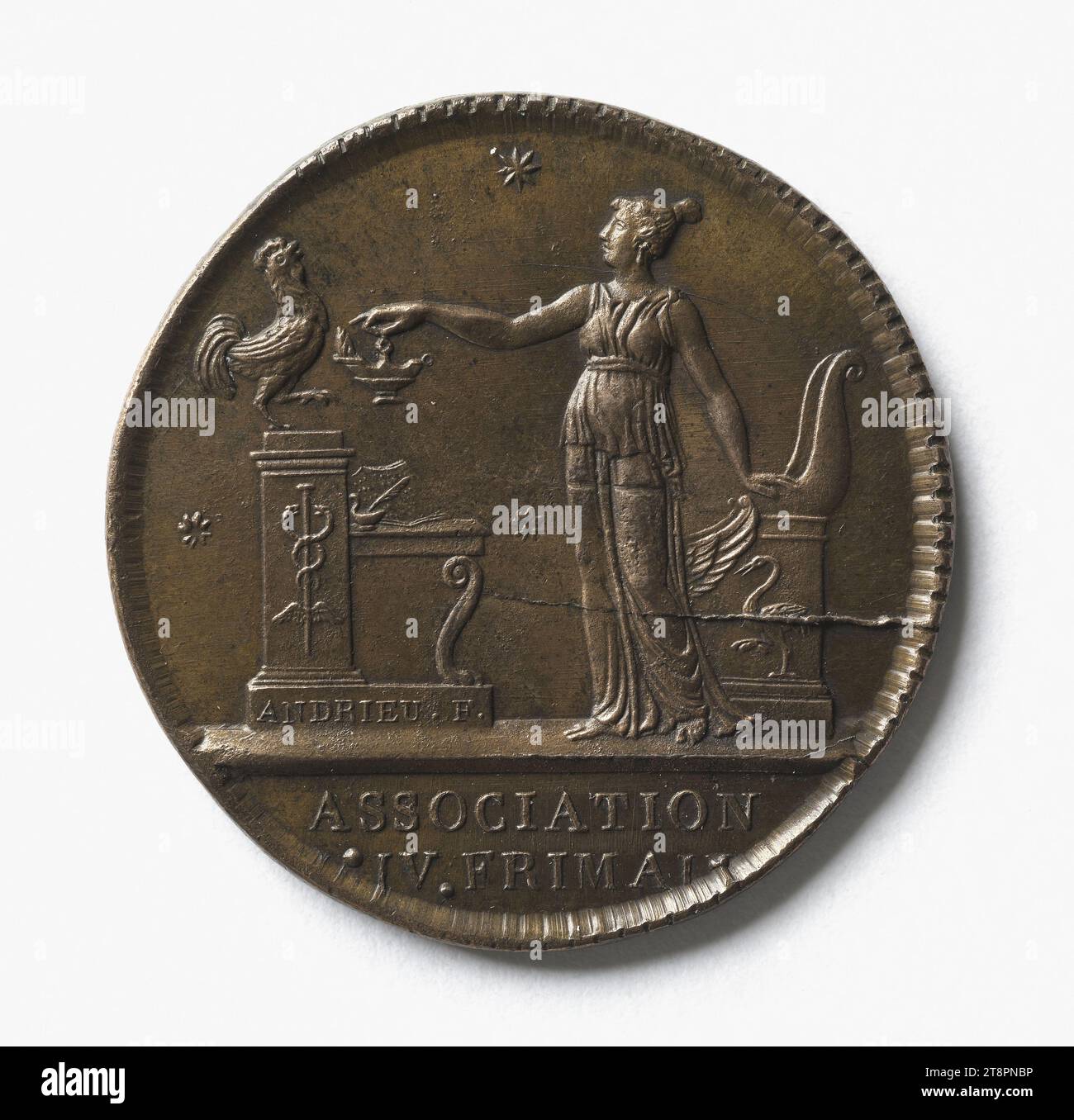 Token of the Caisse d'Escompte du Commerce, November 24, 1797, Andrieu ...