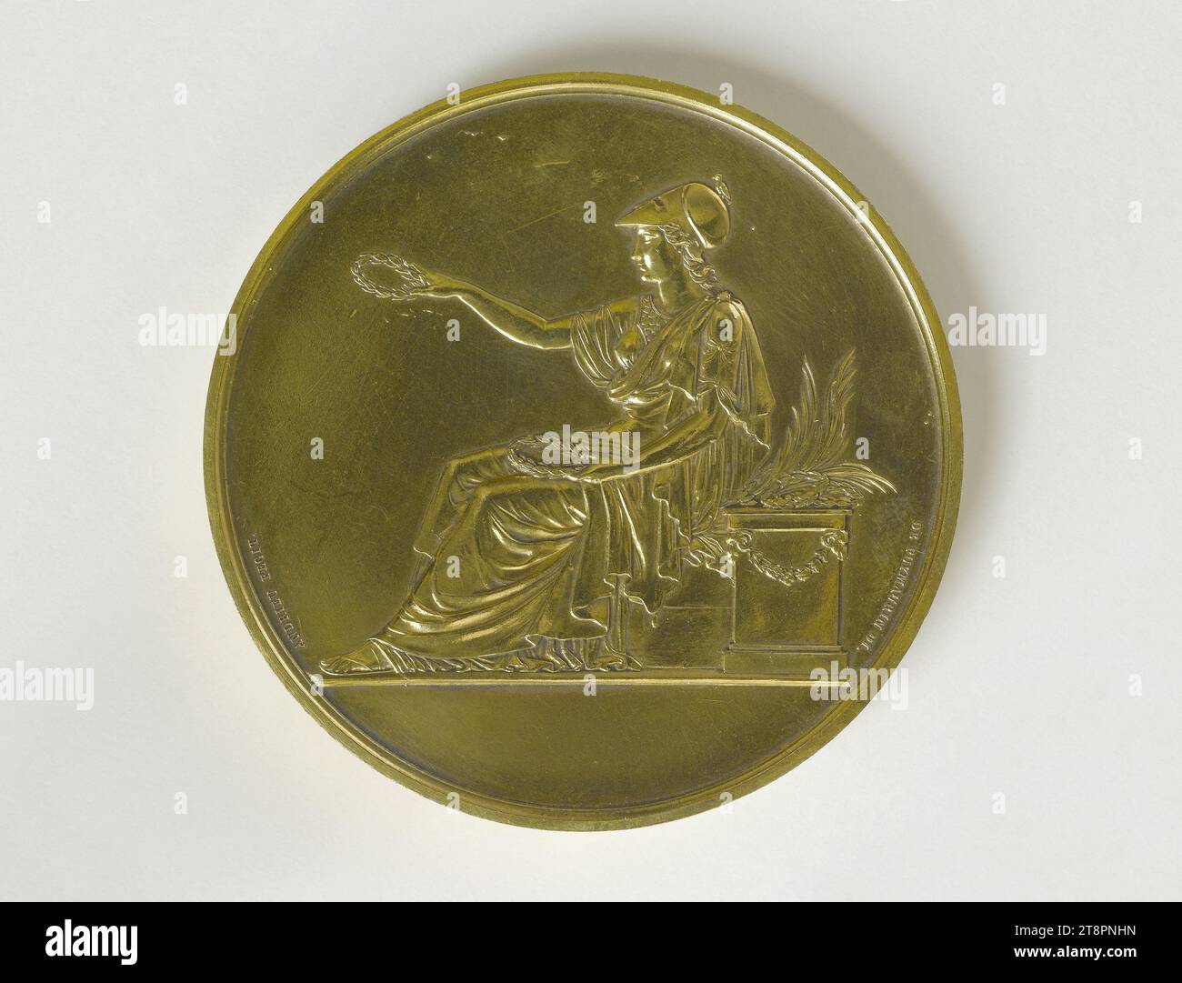 Medal awarded by the Royal Academic Society of Sciences to Jean-Gabriel ...