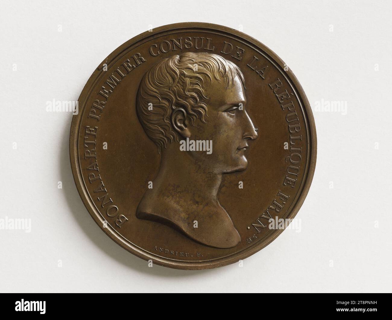 Napoleon Bonaparte first consul of the French Republic, 1803, Andrieu ...