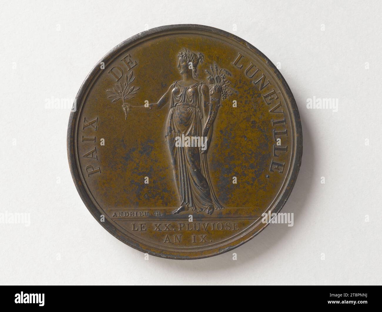 Peace of Lunéville, 20 pluviose year IX (February 9, 1801), Andrieu ...