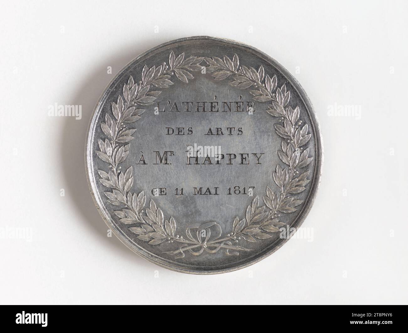Prize awarded by the Athénée des Arts to J. S. Happey, May 11, 1817 ...