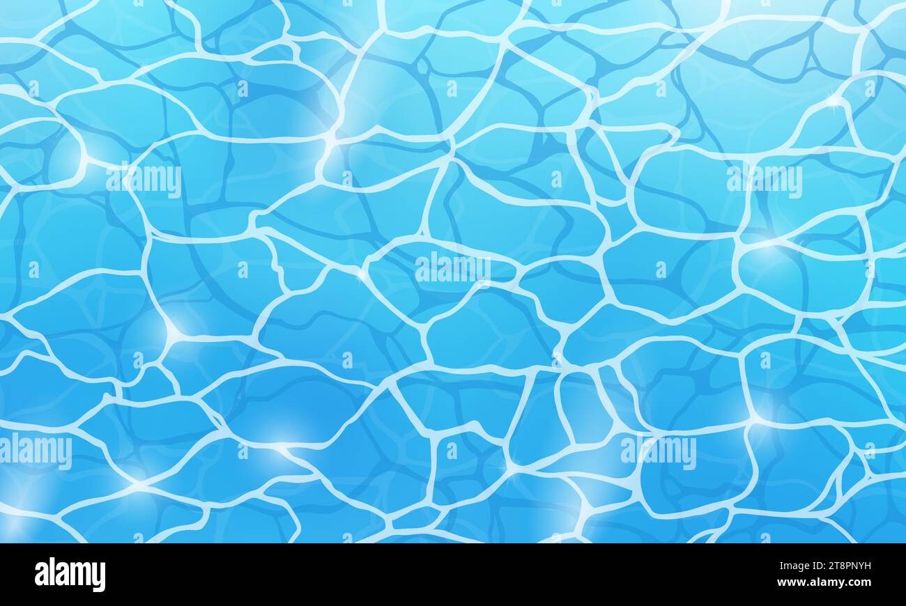 Pool water texture abstract cartoon style vector illustration. Pool ...