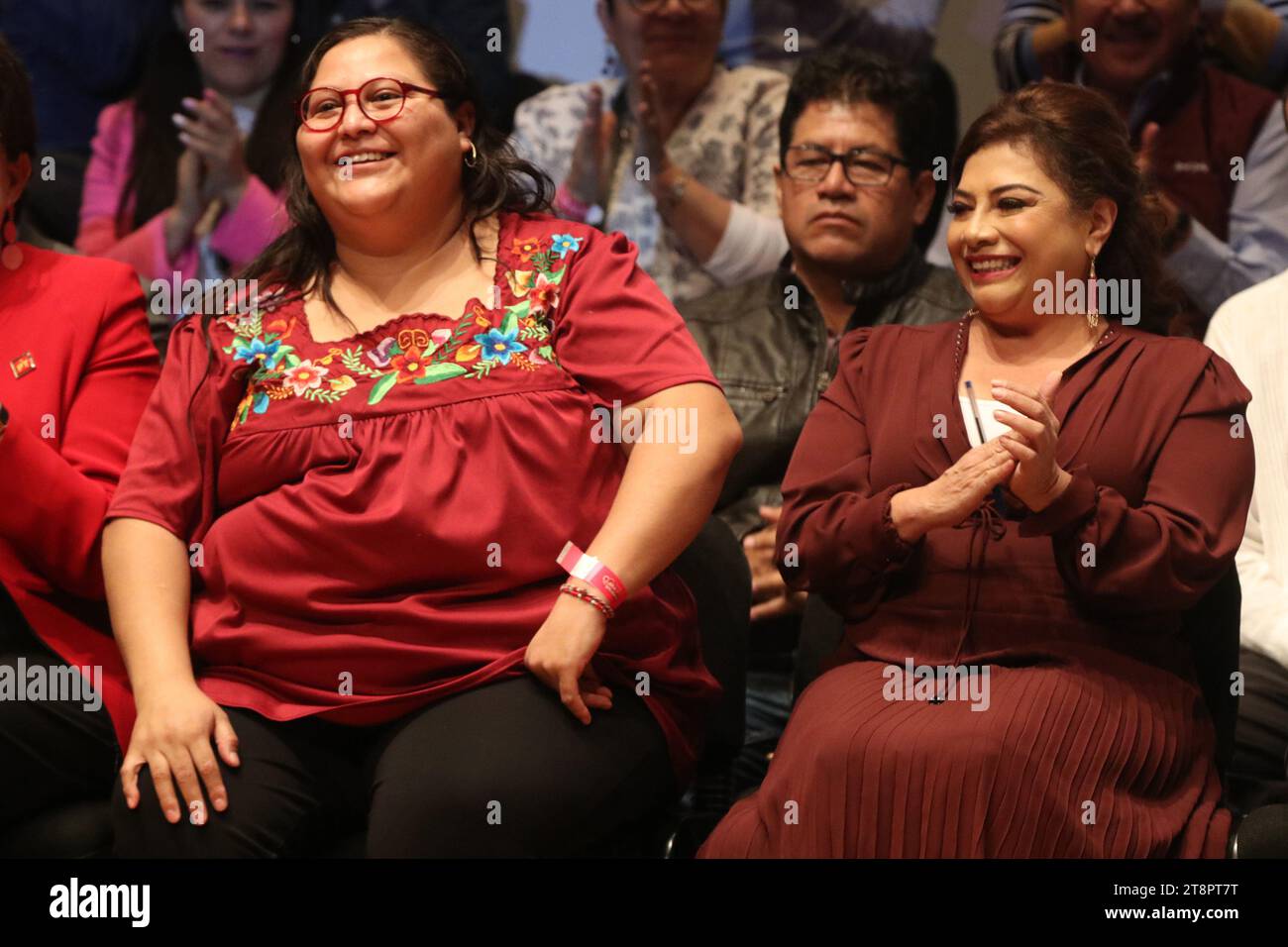 Mexico City, Mexico. 20th Nov, 2023. The general secretary of the ...