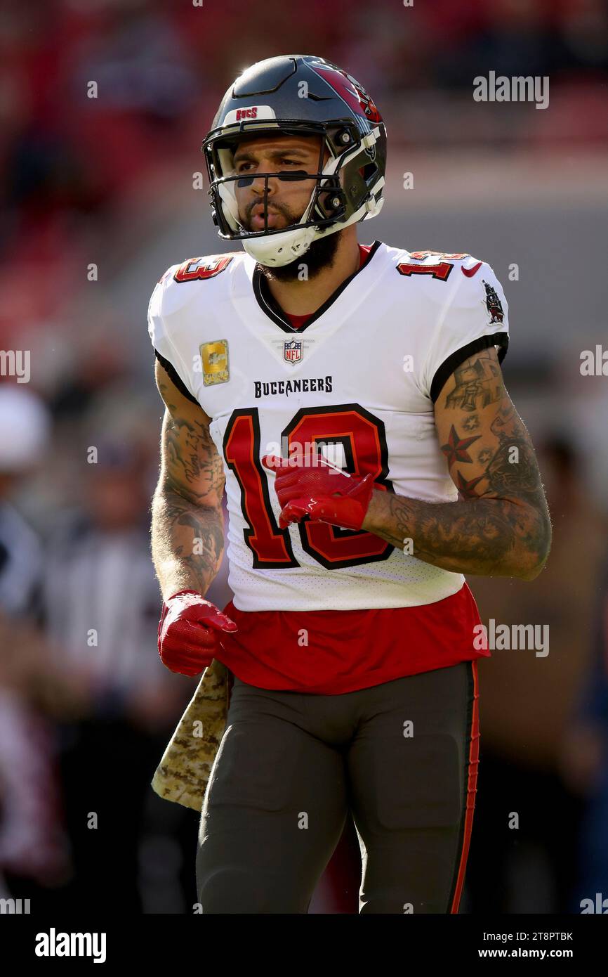 Tampa Bay Buccaneers wide receiver Mike Evans (13) runs during an NFL ...