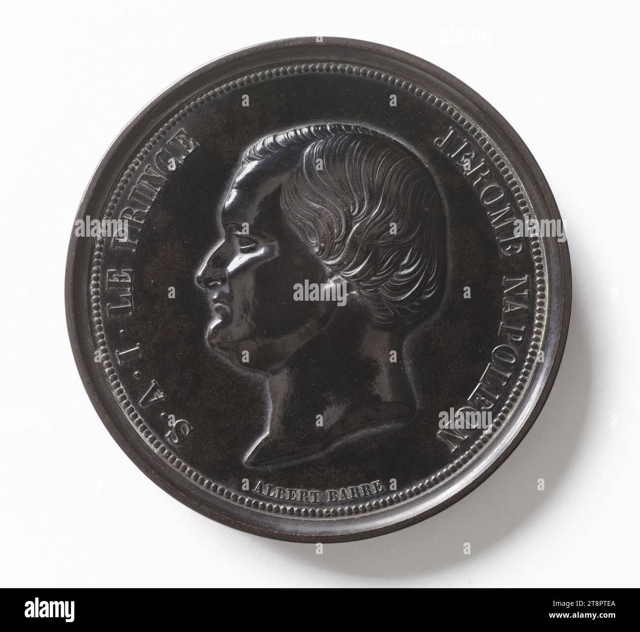 Prince Jerome Napoleon (1822-1891), medal presented at the London World ...