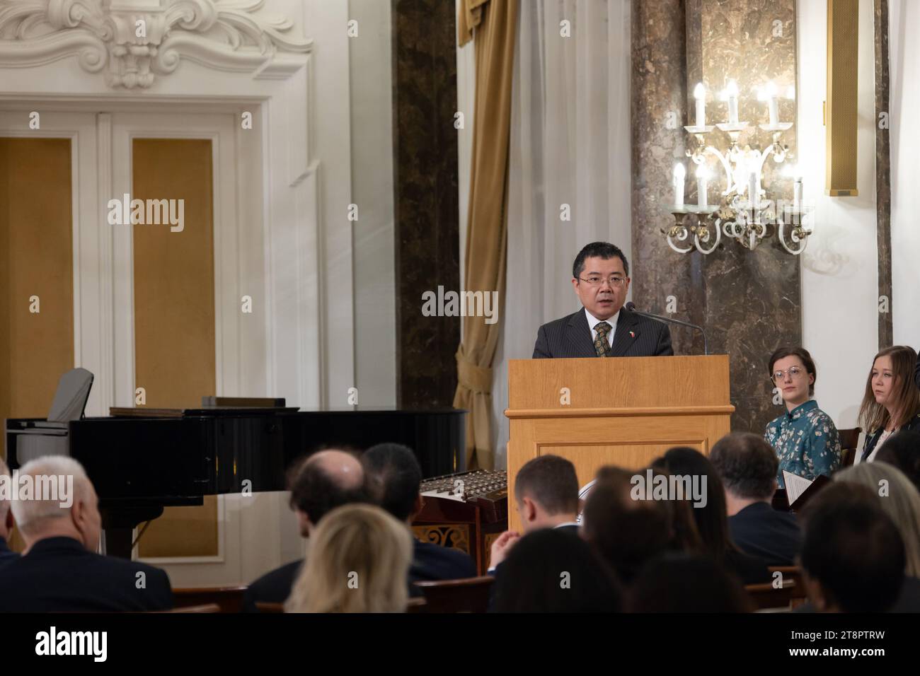 Budapest, Hungary. 20th Nov, 2023. Chinese Ambassador to Hungary Gong ...