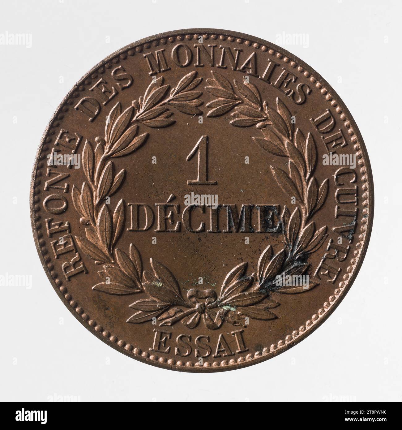1 decime de franc coin hi-res stock photography and images - Alamy