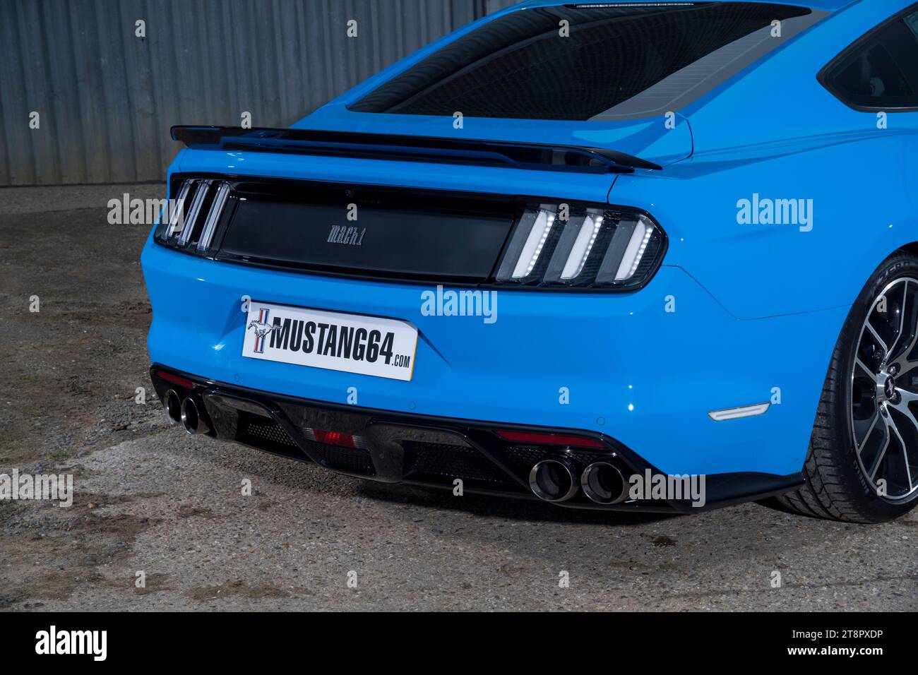 Ford Mustang S550 Mach 1 5.0 sports car Stock Photo - Alamy