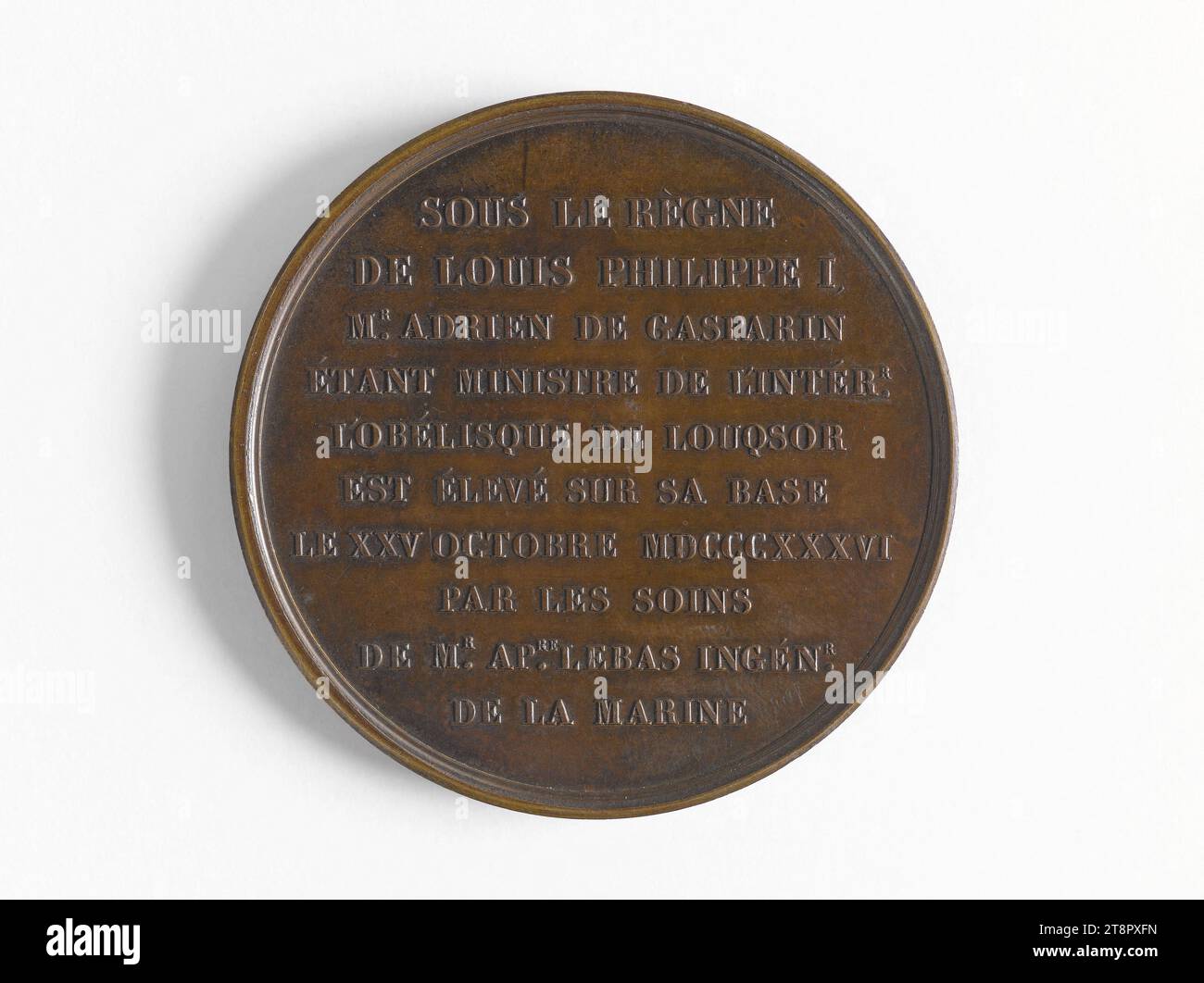 Inauguration of the obelisk of Louqsor, October 25, 1836, Barre ...