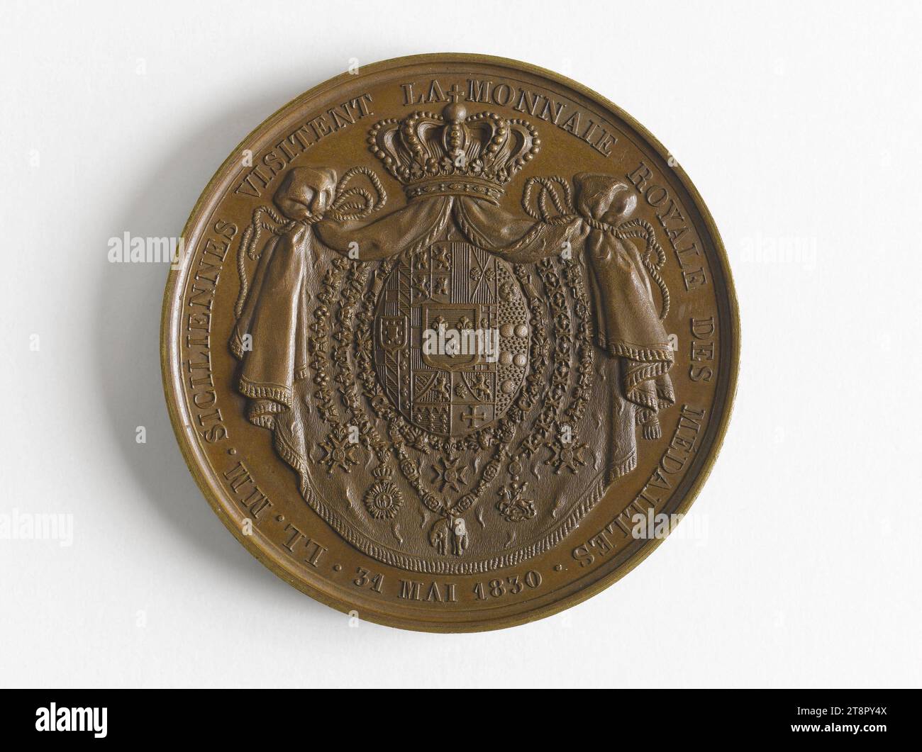 Visit of the Royal Family of the Two Sicilies to the Mint of Medals ...