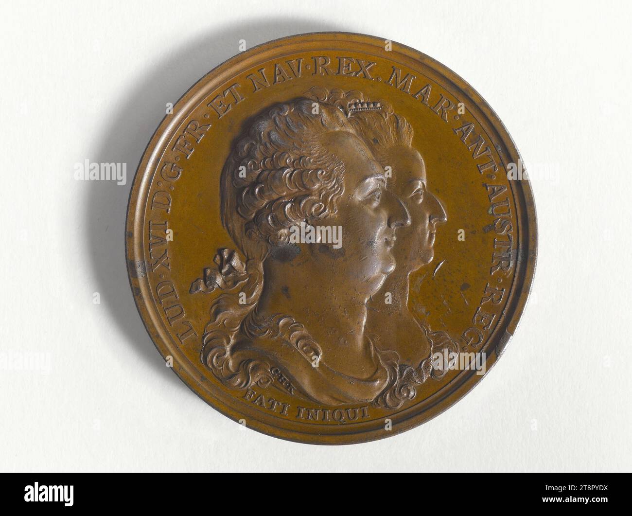 Farewell of Louis XVI to his family, January 20, 1793, Küchler, Conrad ...