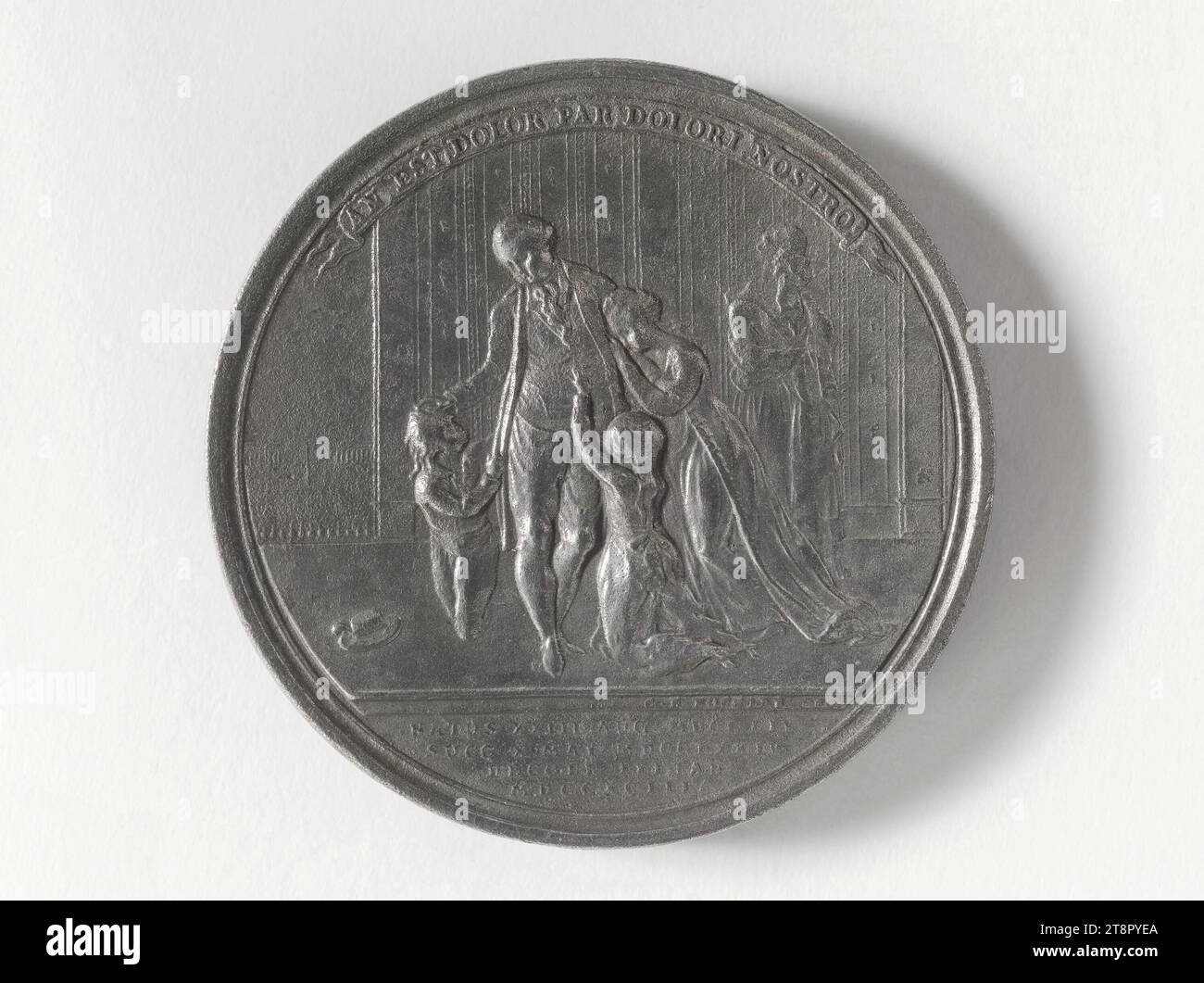 Farewell of Louis XVI to his family, January 20, 1793, Küchler, Conrad ...