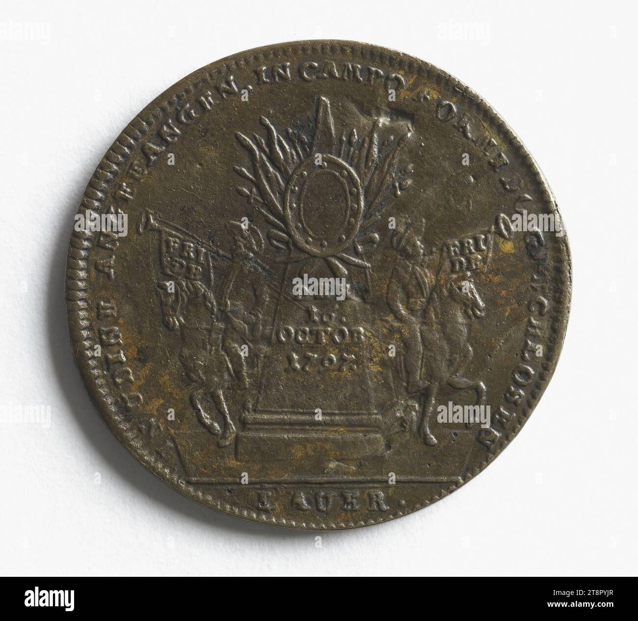 Treaty of Campo Formio, October 17, 1797, Lauer, Medal Engraver, Array ...
