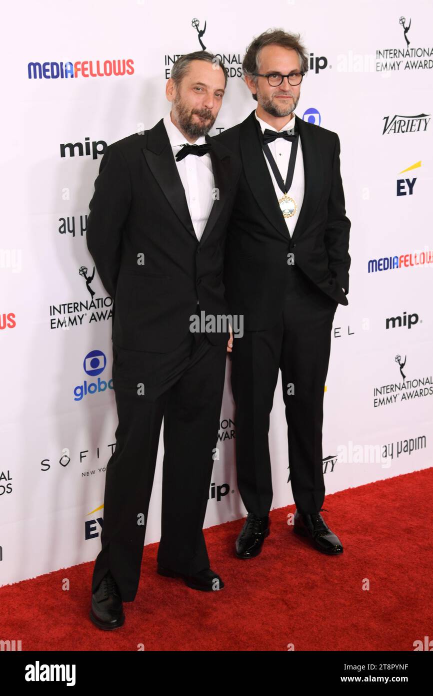 New York, USA. 20th Nov, 2023. Stephane Drouet and Benjamin Bellecour ...