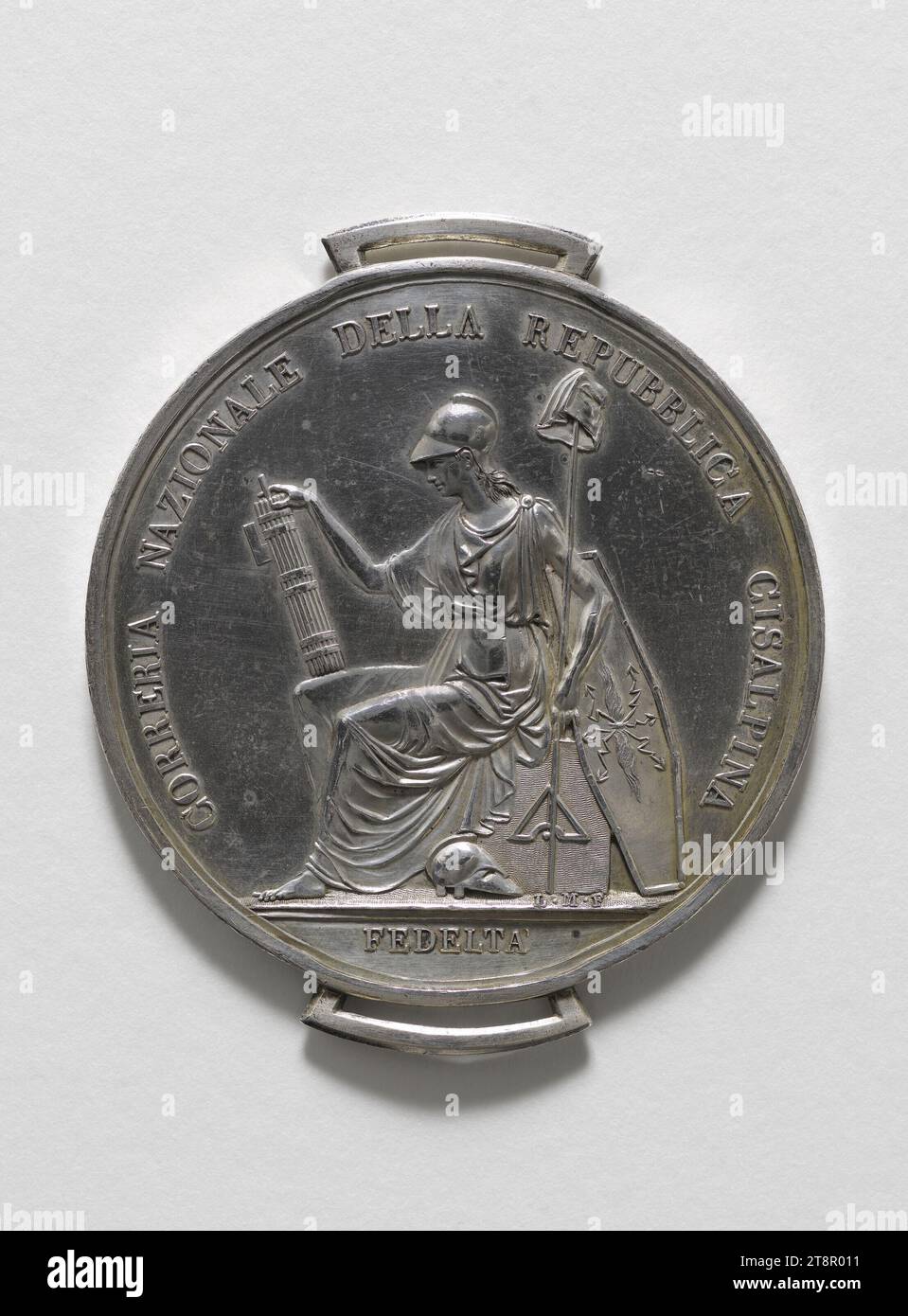 Medal of function of mail of the Cisalpine Republic, 1797, Manfredini ...