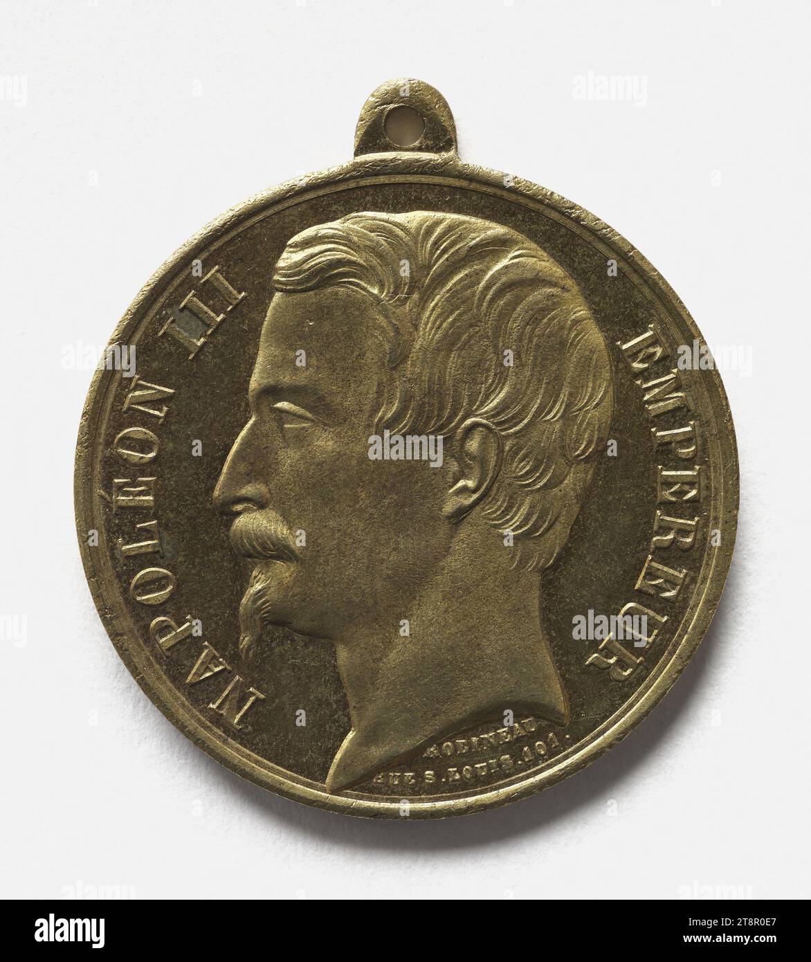Napoleon III (1808-1873) proclaimed emperor, 1852, Robineau, Engraver ...