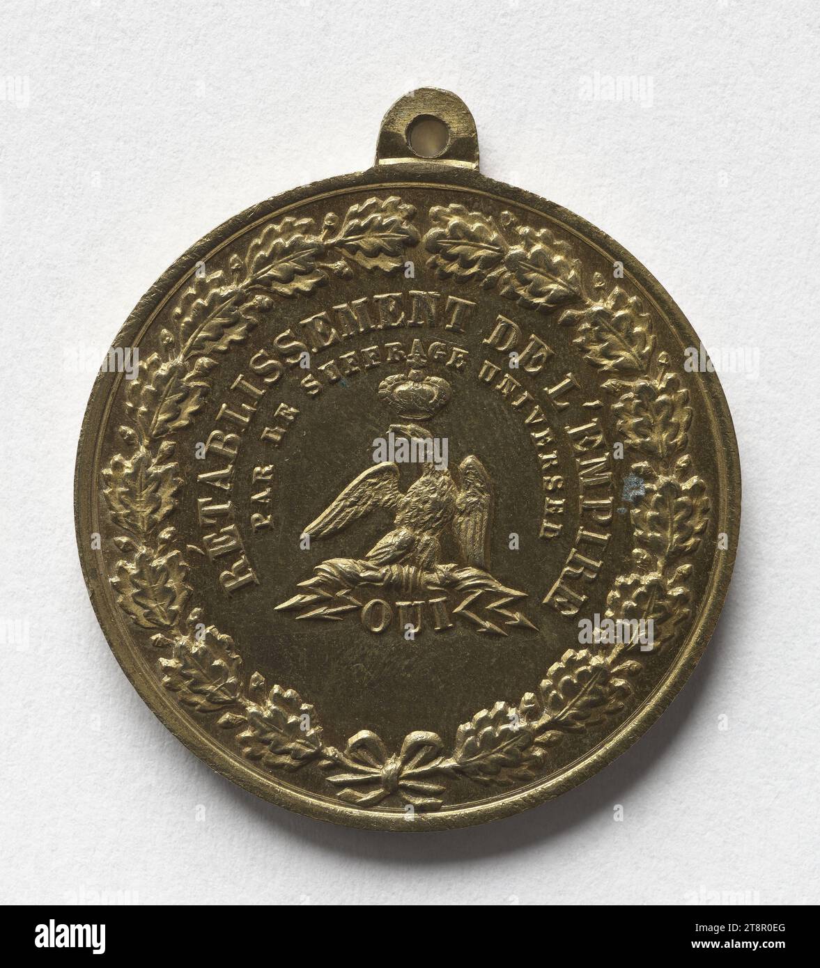 Napoleon III (1808-1873) proclaimed emperor, 1852, Robineau, Engraver ...