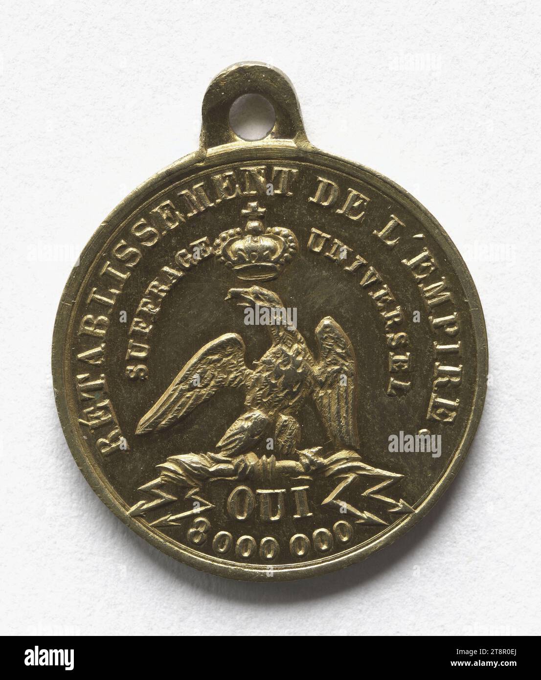 Napoleon III (1808-1873) proclaimed emperor following the plebiscite of ...