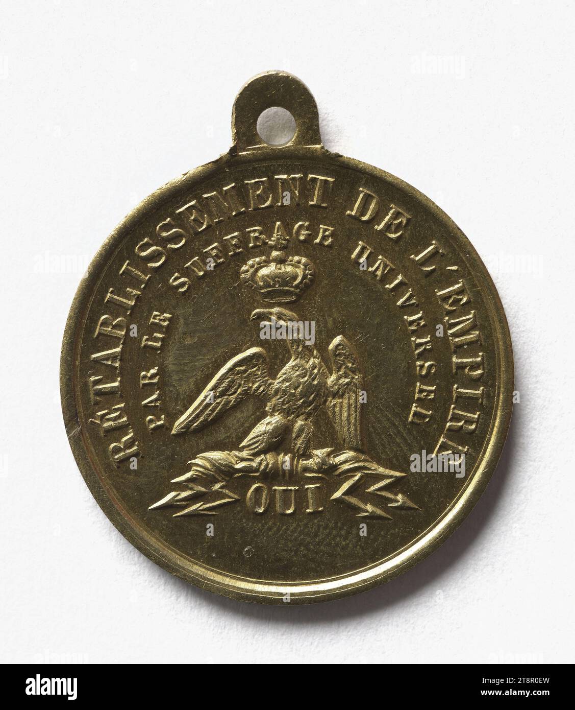 Napoleon III (1808-1873) proclaimed emperor following the plebiscite of ...