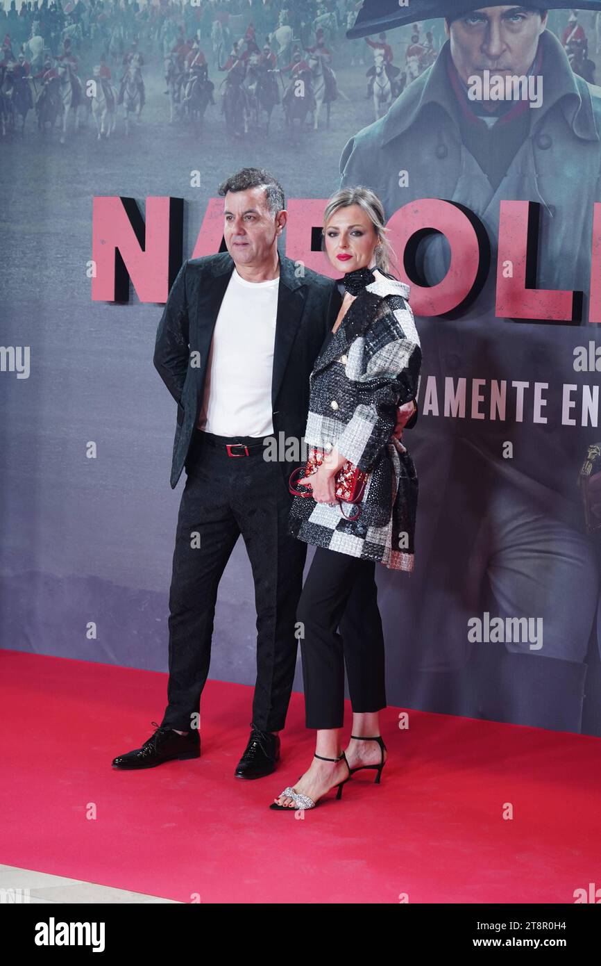 Madrid, Spain. 20th Nov, 2023. at photocall for premiere film Napoleon ...