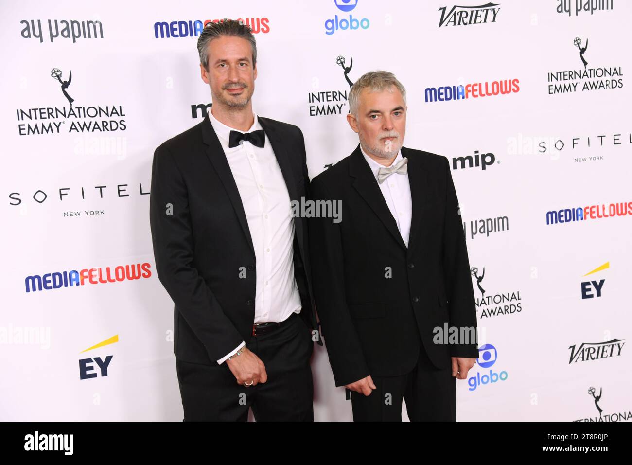 New York, USA. 20th Nov, 2023. Eric Laroche and Thierry Poiraud attending the 2023 International ...