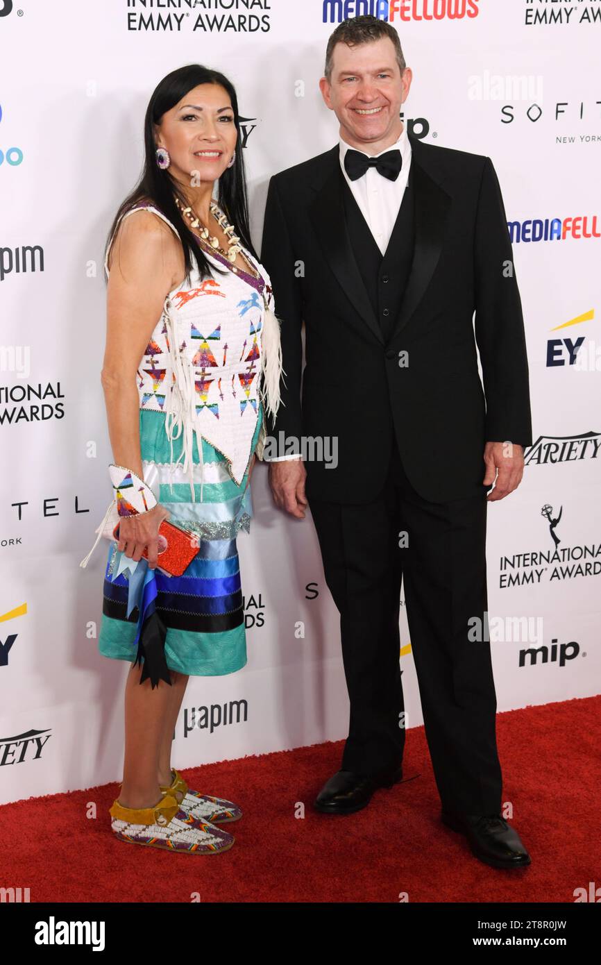 New York, USA. 20th Nov, 2023. Lisa Meeches and Stephen Paniccia ...