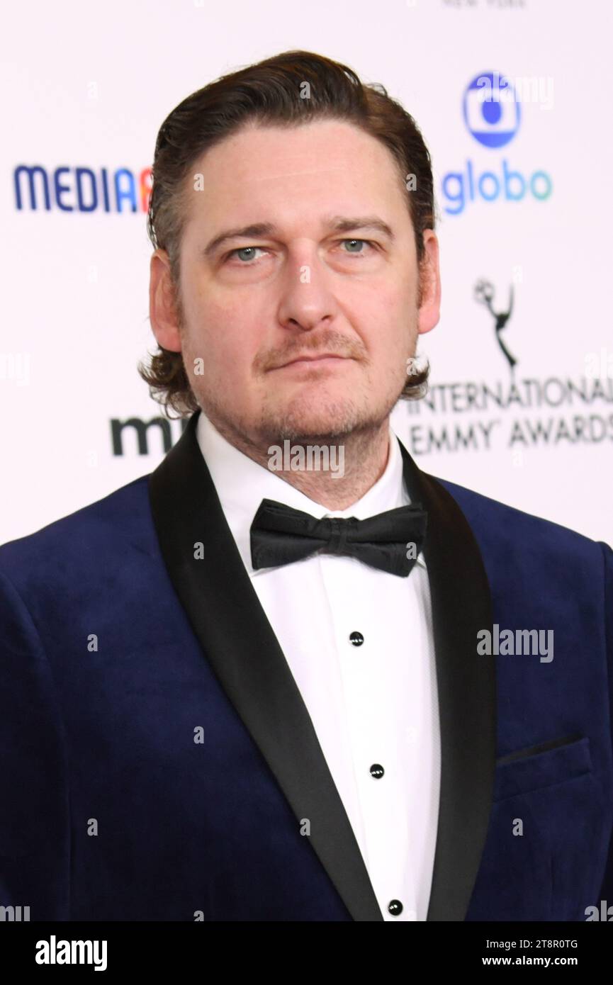 Toby Leonard Moore attending the 2023 International Emmy Awards at the New York Hilton in New ...
